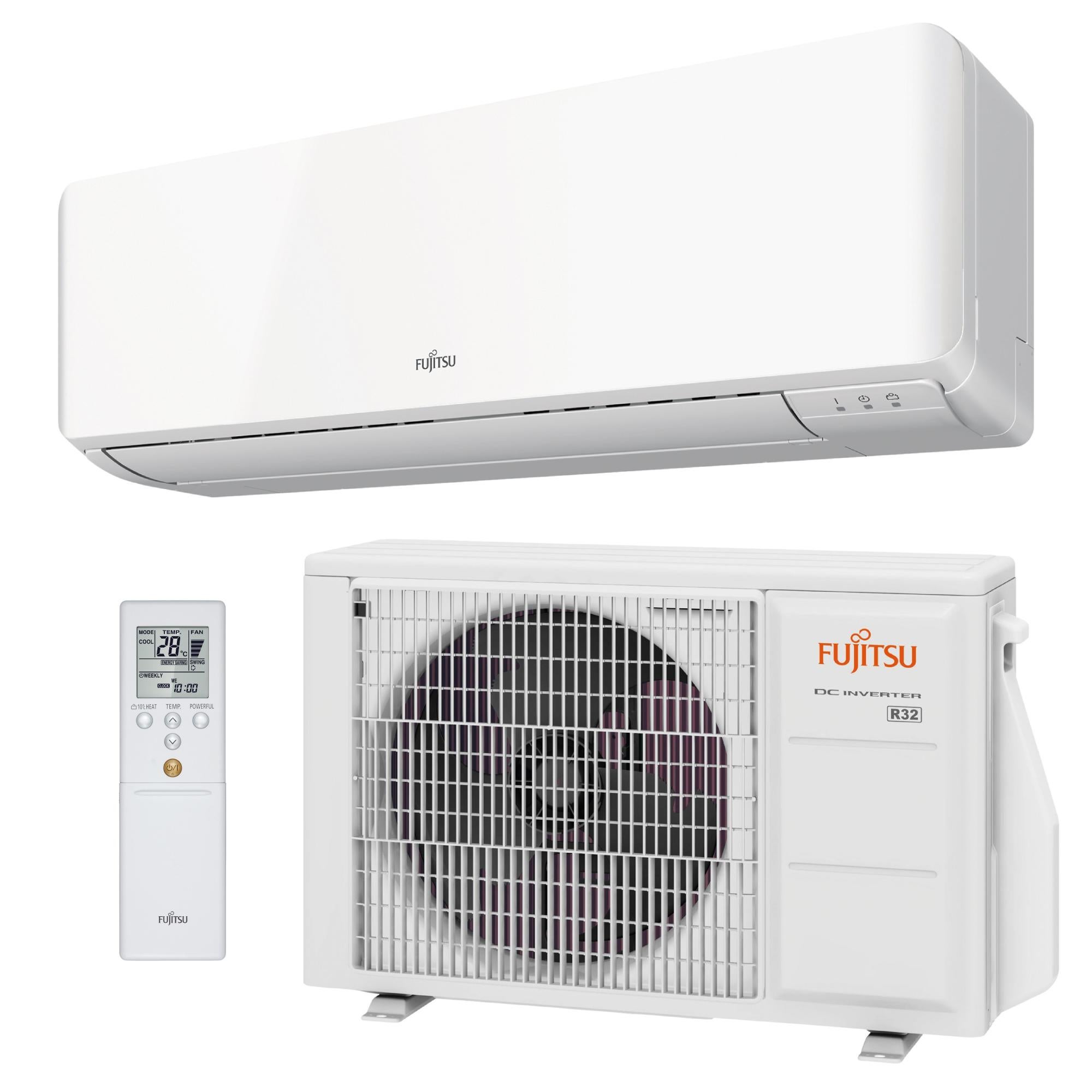 Condizionatore a muro monosplit FUJITSU KW 14000 BTU classe A++ | Leroy ...