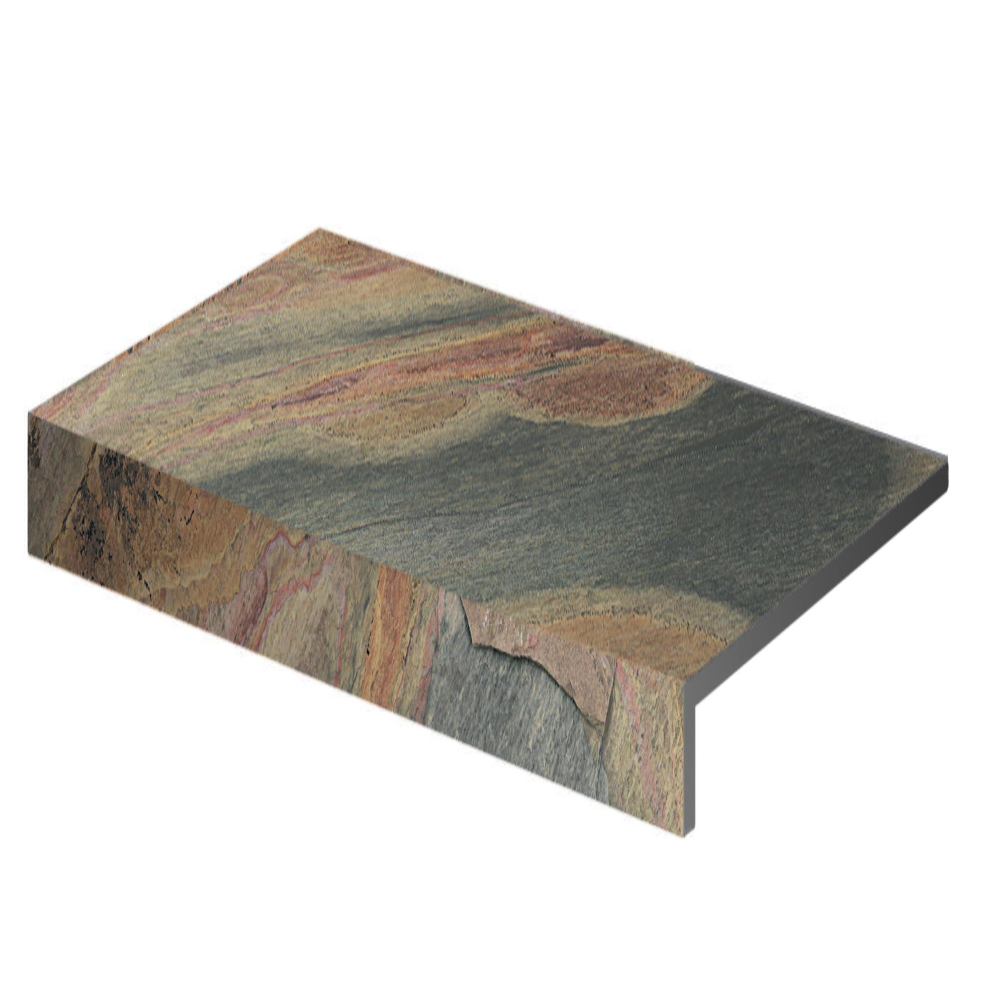 Elemento a L Roccia Multicolor colore multicolore H 4 x L 15 cm x Sp 9 ...