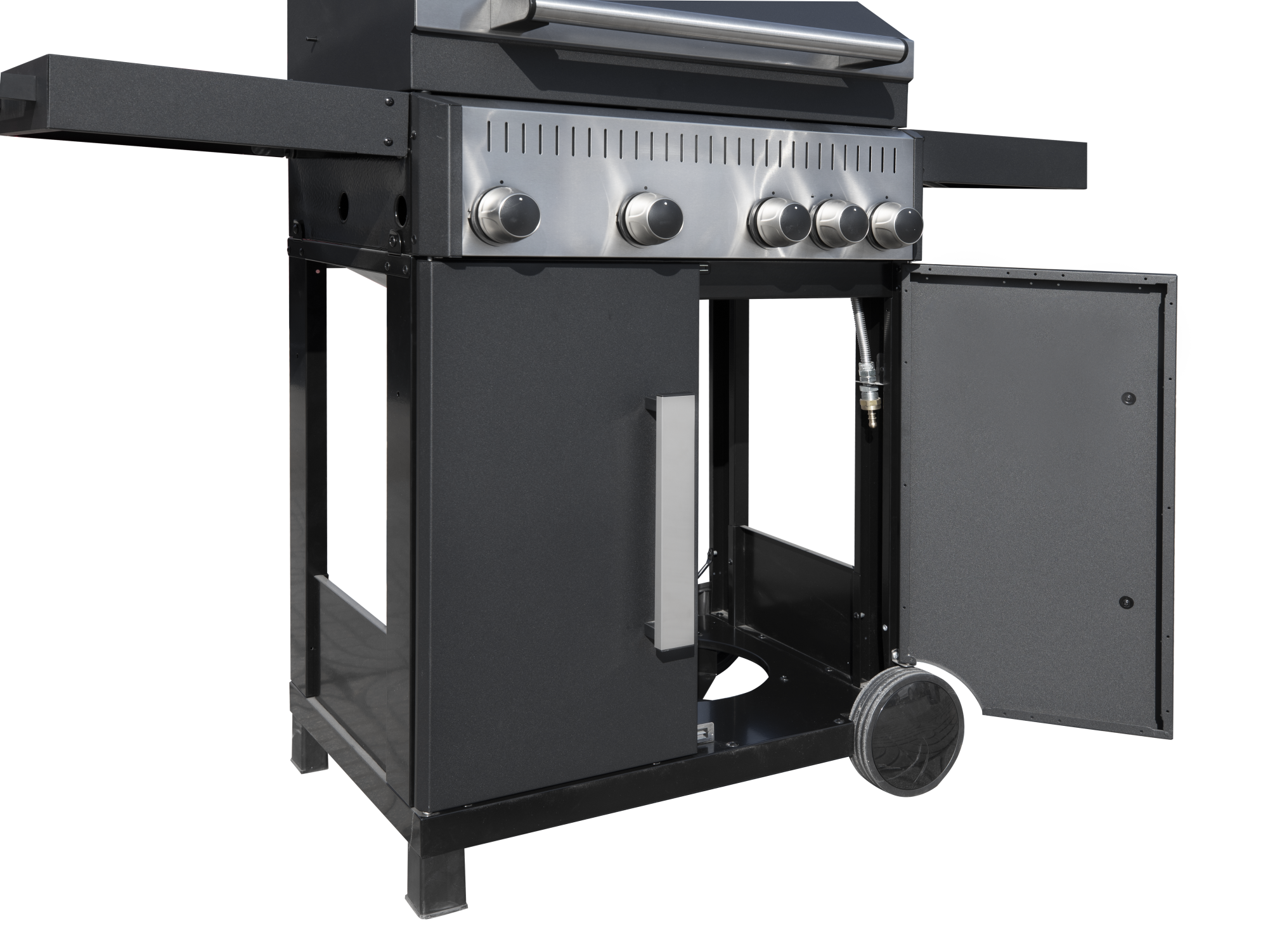 Barbecue a gas B500, 4 bruciatori con fornello laterale extra | Leroy ...