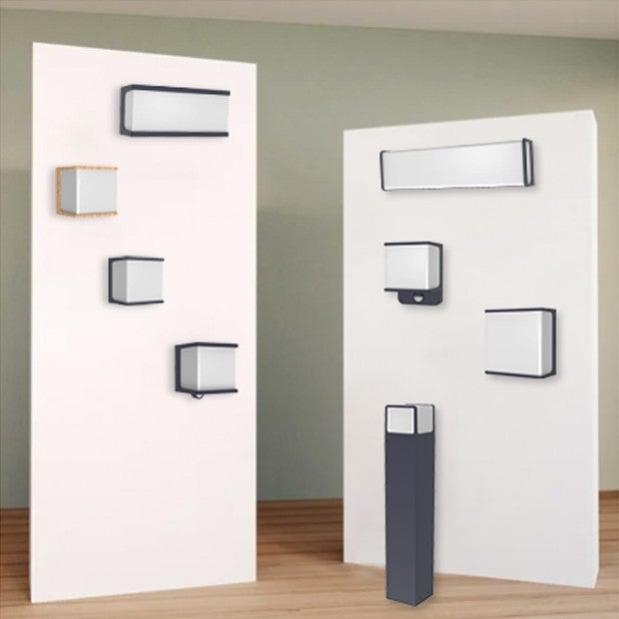 Applique LED moderno da esterno Telin grigio INSPIRE IP54 | Leroy Merlin