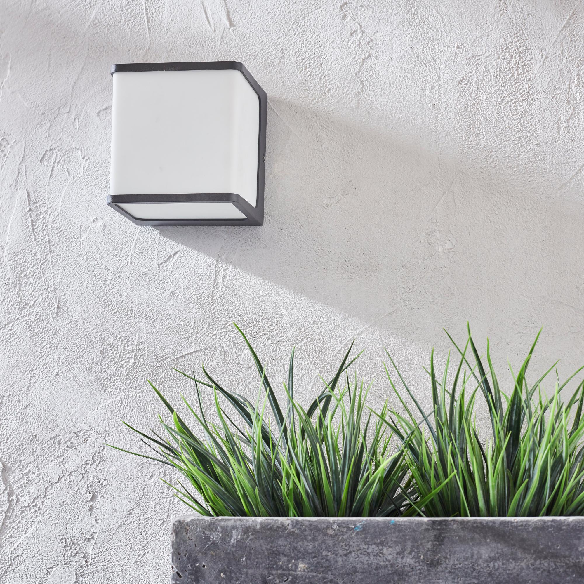 Applique LED moderno da esterno Telin grigio INSPIRE IP54 | Leroy Merlin