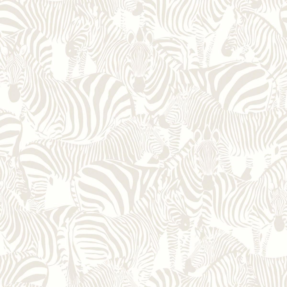 Carta da parati Precious Zebre grigio perla, 53 cm x 10.05 m | Leroy Merlin