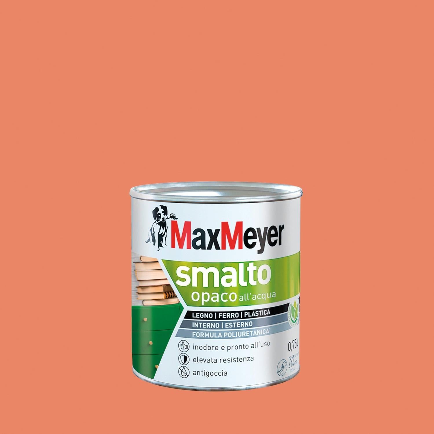Vernice da esterno antigoccia per legno e ferro e plastica MAXMEYER ...
