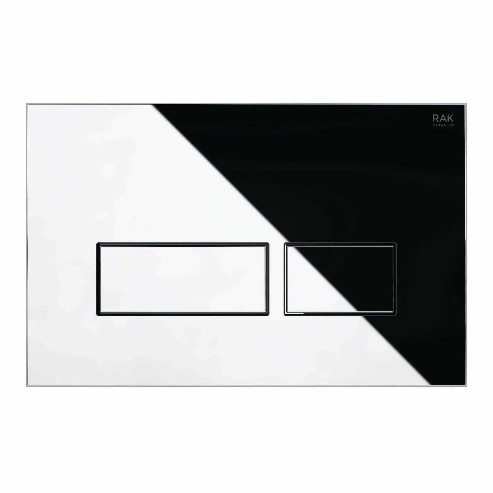 Placca di comando per wc sospeso RAK-ECOFIX cromata | Leroy Merlin