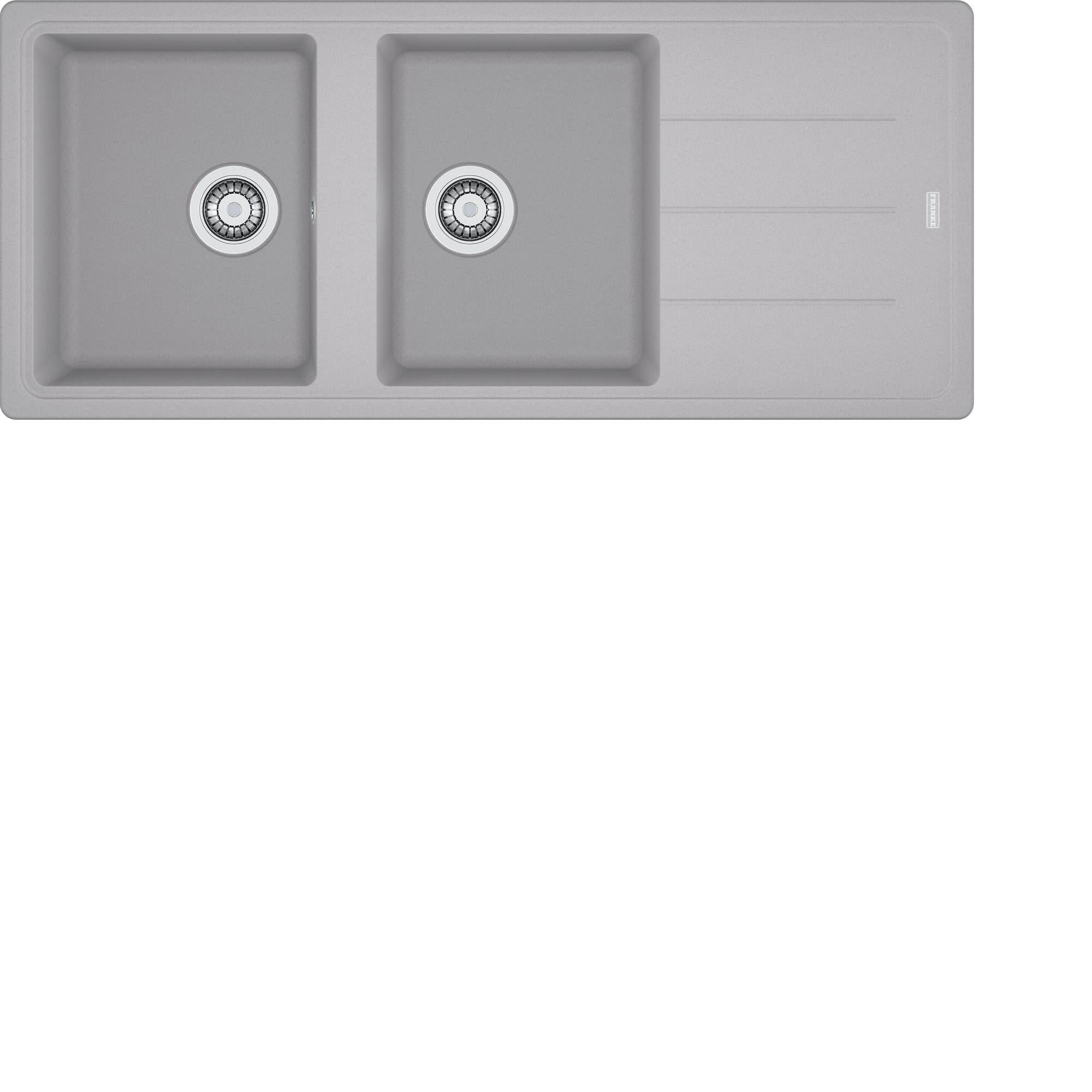 Lavello integrato 2 vasche FRANKE Boston 116 x 50 cm | Leroy Merlin