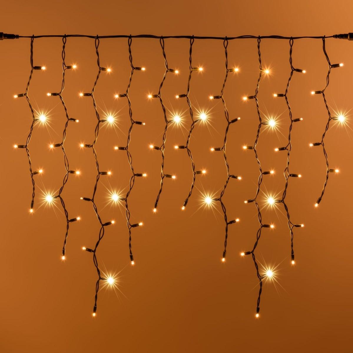 Tenda luminosa 228 lampadine led bianco freddo bianco caldo H 90 x L 90 ...