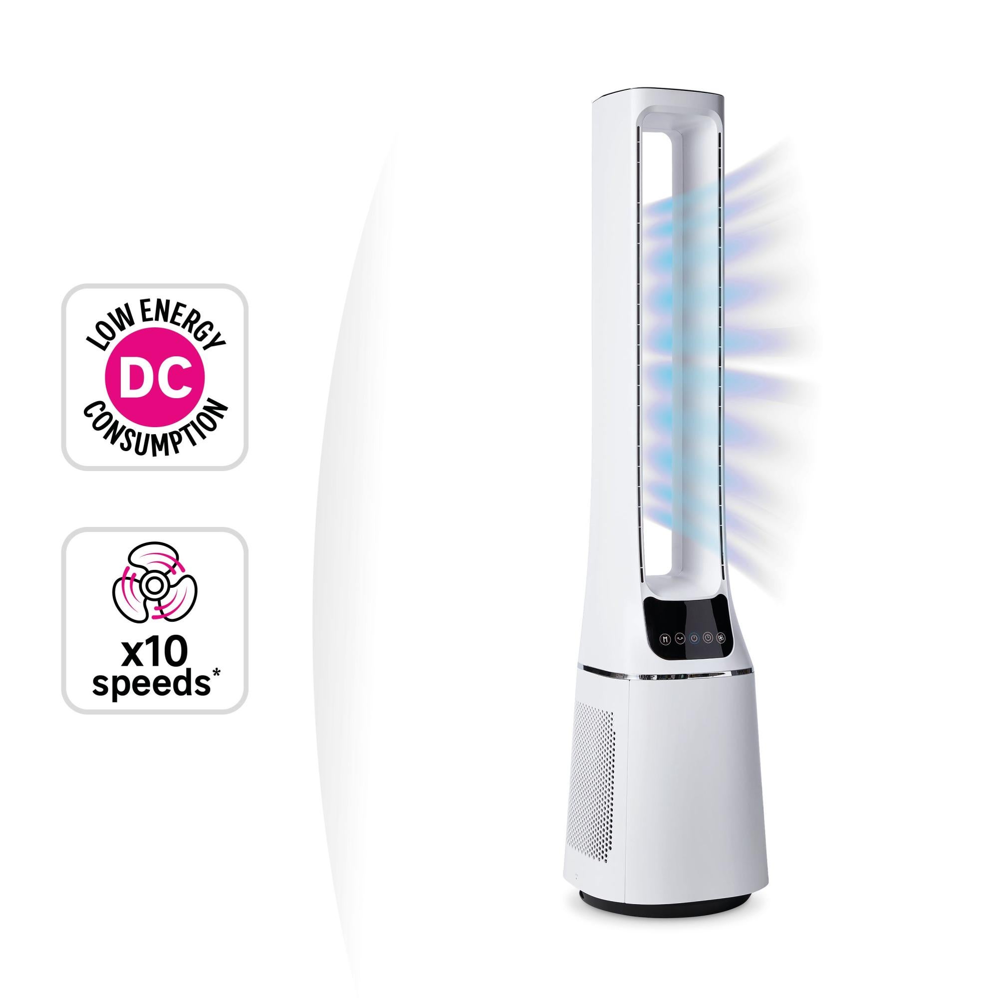 Ventilatore a colonna EQUATION Pure fan tower anche purificatore 33 W H ...