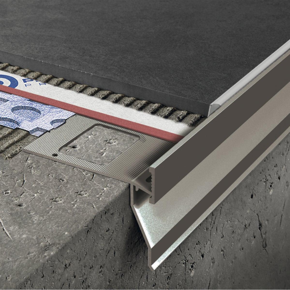 Profilo angolare esterno in alluminio Proterrace Fdp Sp 63 mm L 270 cm ...