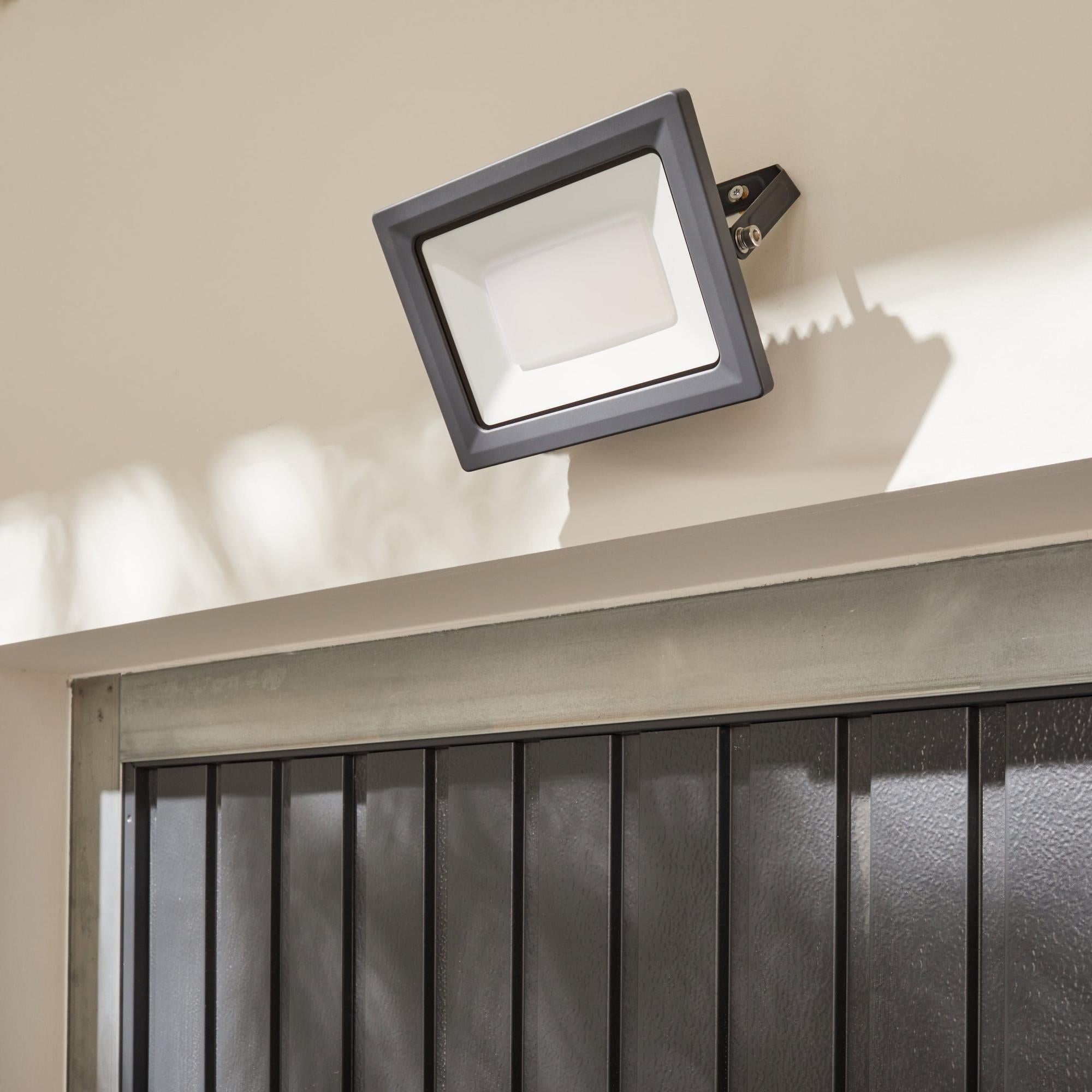 Faro da esterno Yonkers in alluminio, antracite, Modulo LED 50W INSPIRE ...