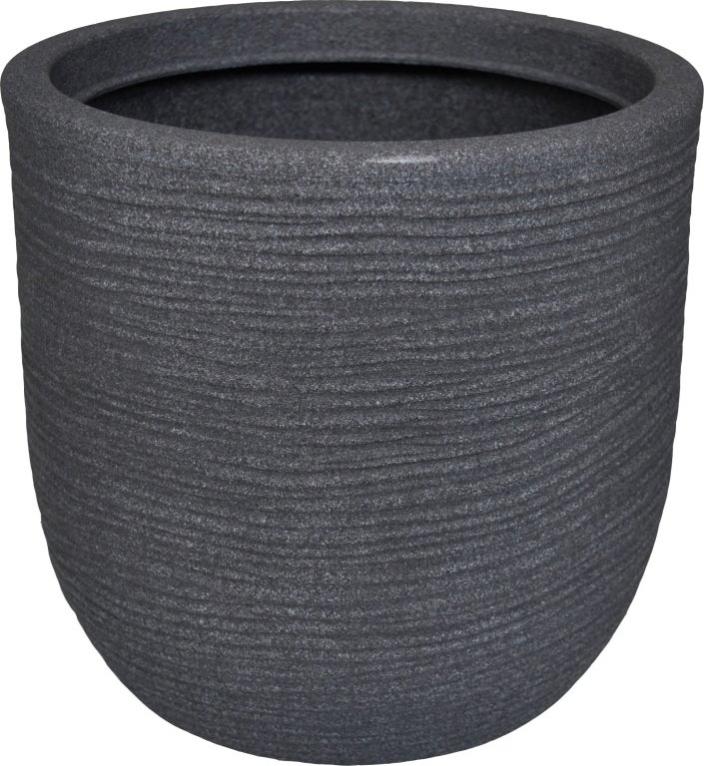 Vaso Shabby in polietilene colore Ghisa H 34 cm, Ø 35 cm | Leroy Merlin