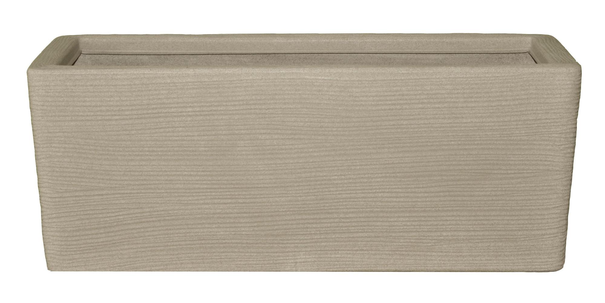 Vaso Shabby in polietilene colore Corda H 30 cm, P 35 cm | Leroy Merlin