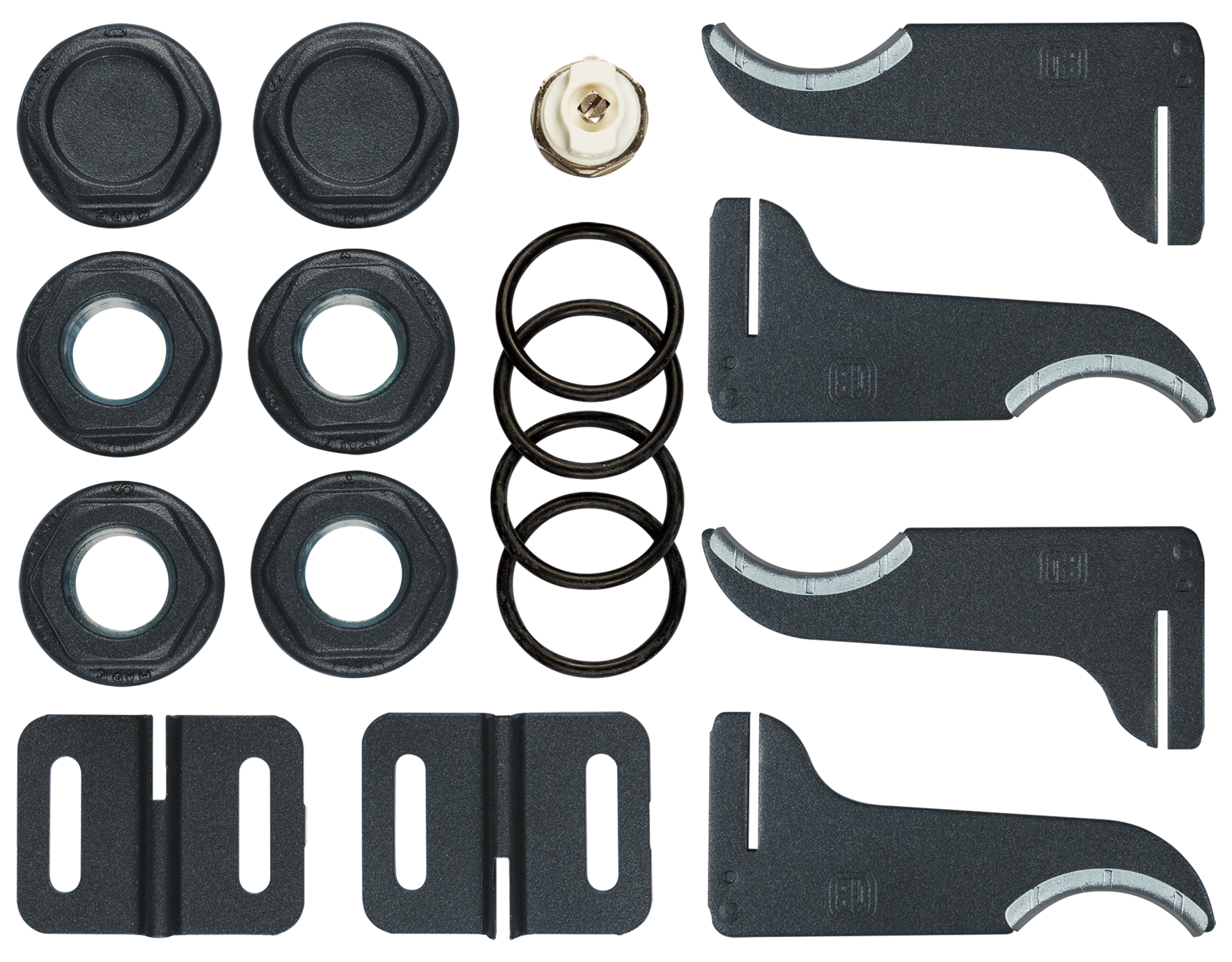 Kit tappi e staffe PRODIGE Kit fissaggio estruso ardesia in acciaio 0 L ...