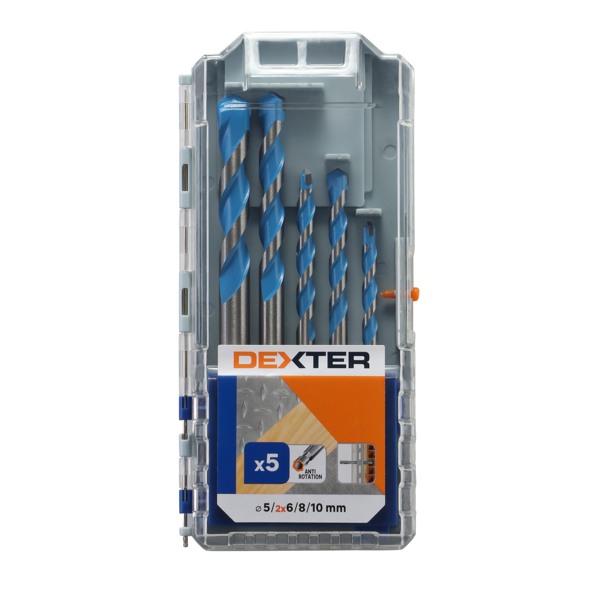 Set di punte DEXTER codolo esagonale Ø5 mm, 5 pezzi | Leroy Merlin