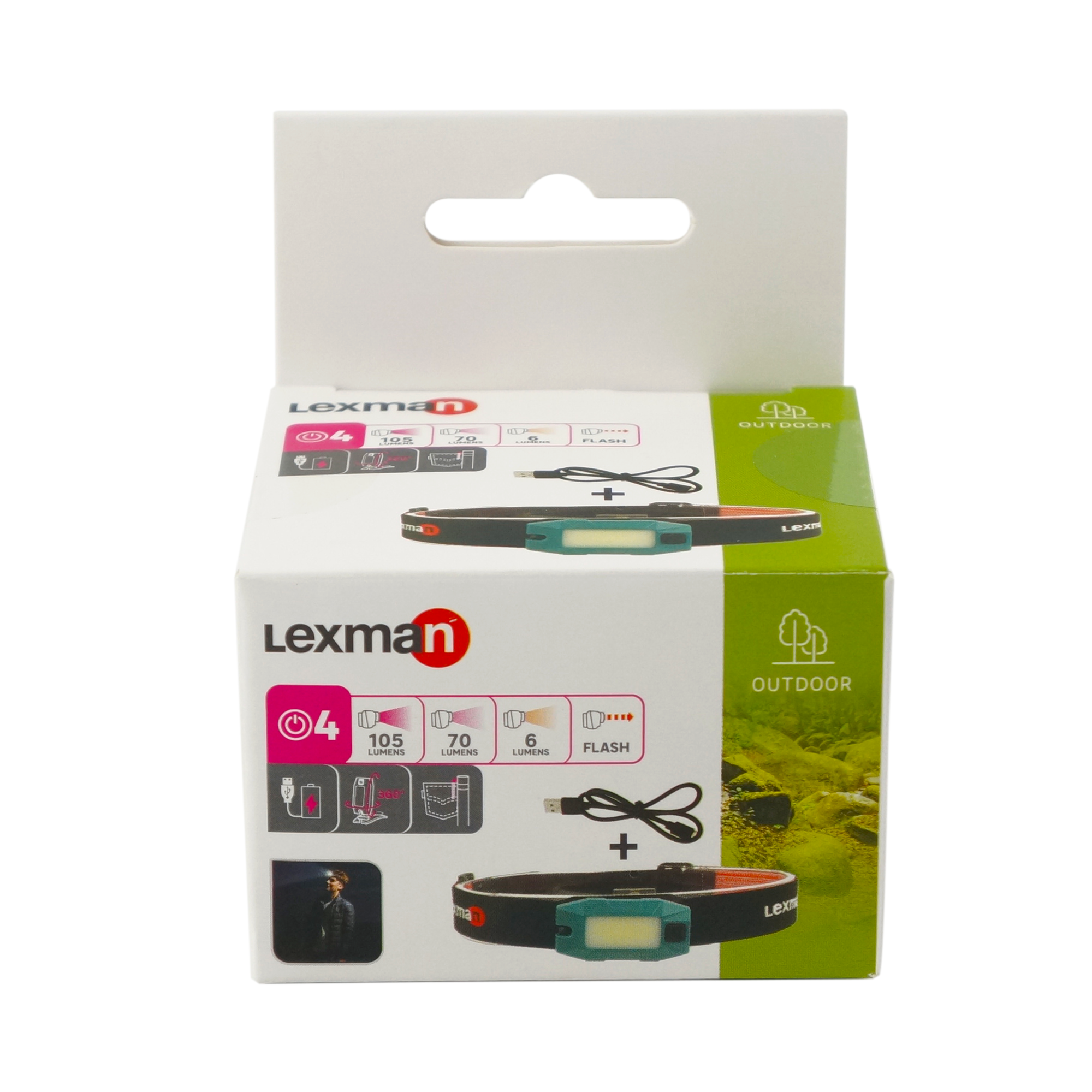 Torcia frontale LEXMAN led 105 LM | Leroy Merlin