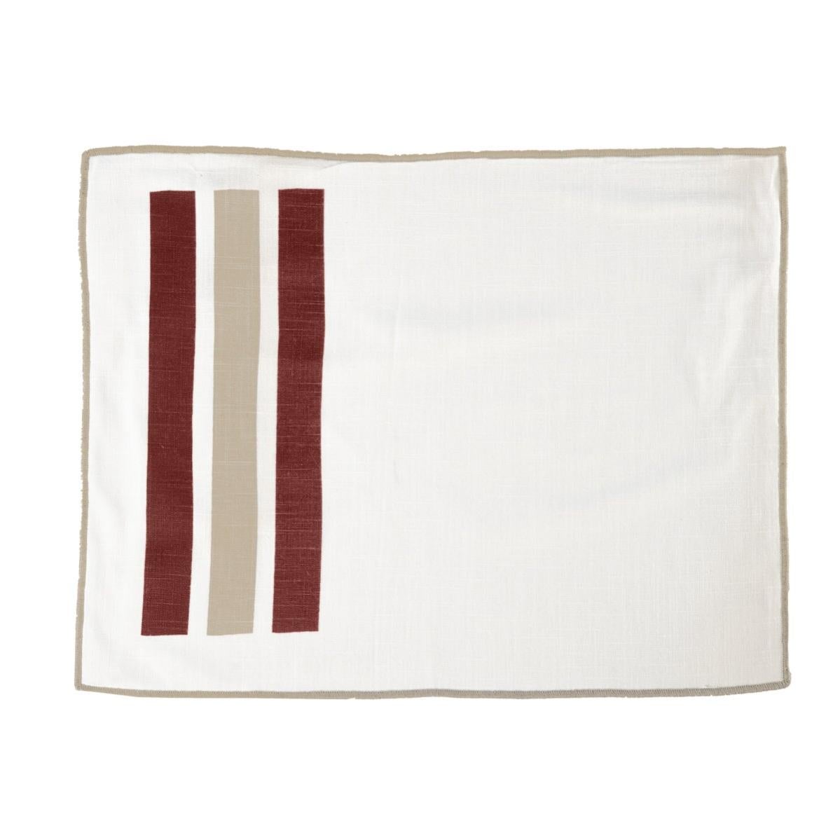 Tovaglietta americana Denise bordeaux 45x35 cm | Leroy Merlin