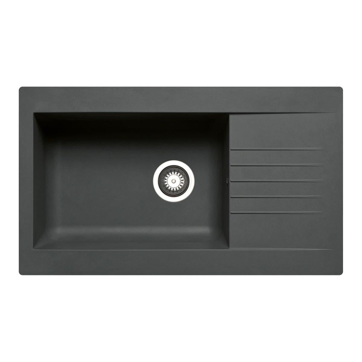 Lavello integrato 1 vasca DELINIA Scirocco 86 x 50 cm | Leroy Merlin