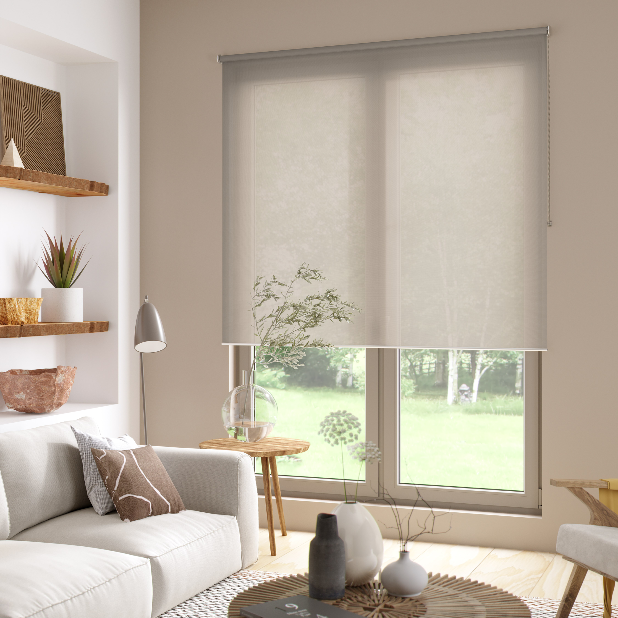 Tenda a rullo motorizzabile INSPIRE Samba beige 165x250 cm | Leroy Merlin