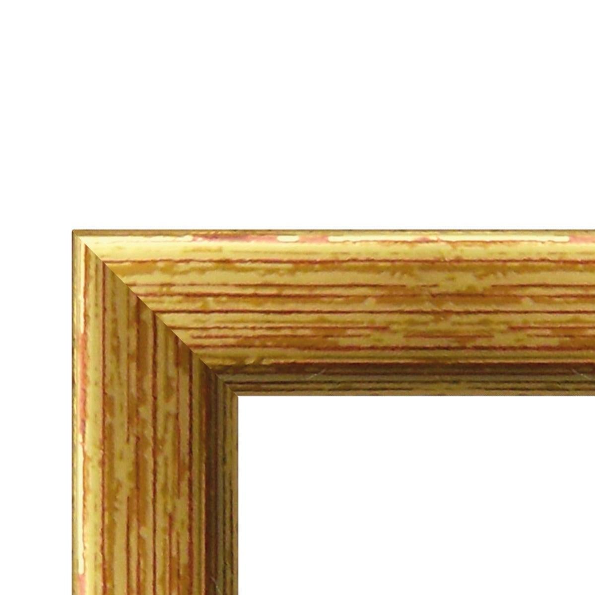 Asta per cornice Bomberino in legno liscio oro lucido 1.3 cm | Leroy Merlin