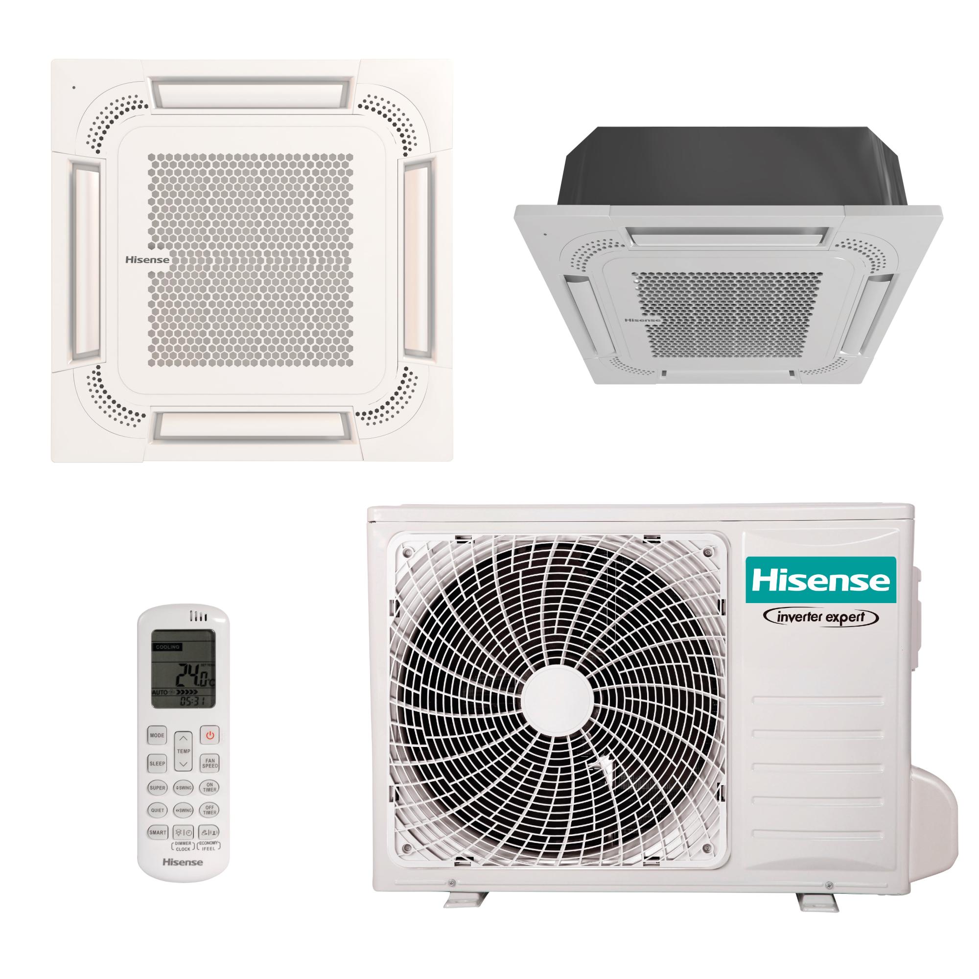 Climatizzatore monosplit HISENSE cassetta 12975 BTU | Leroy Merlin
