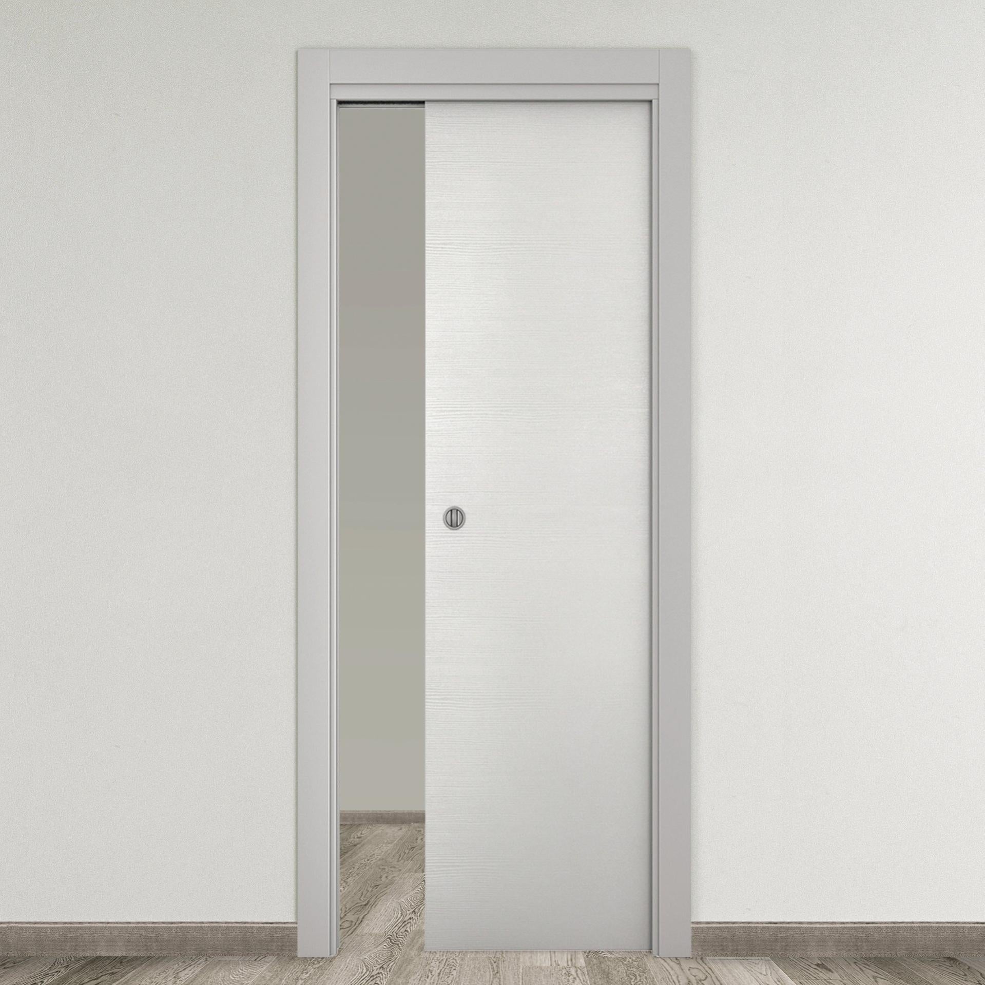 Porta scorrevole Olden bianco matrix L 60 x H 210 cm reversibile ...