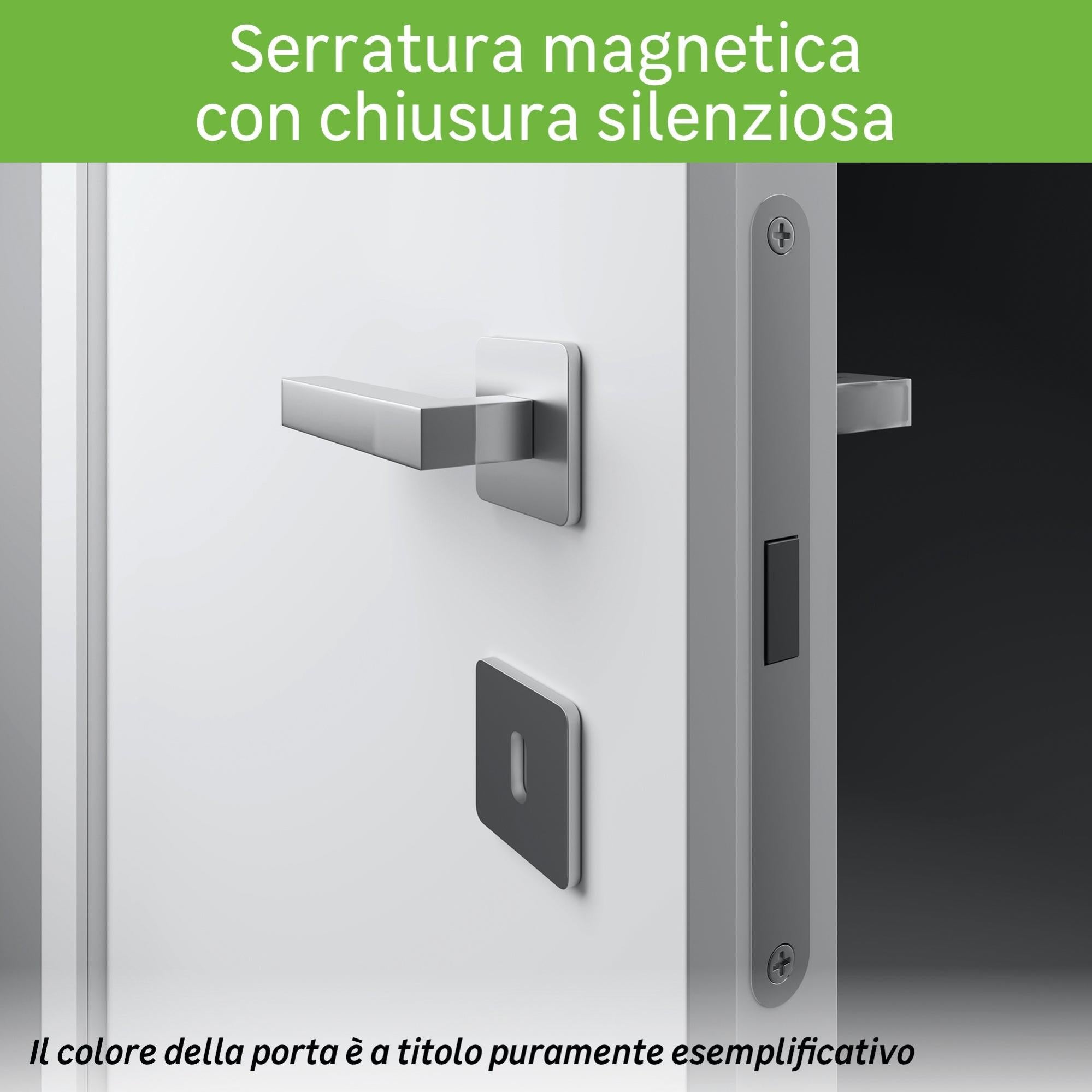Porta pieghevole a libro simmetrica Riga grano L 80 x H 210 cm sinistra ...