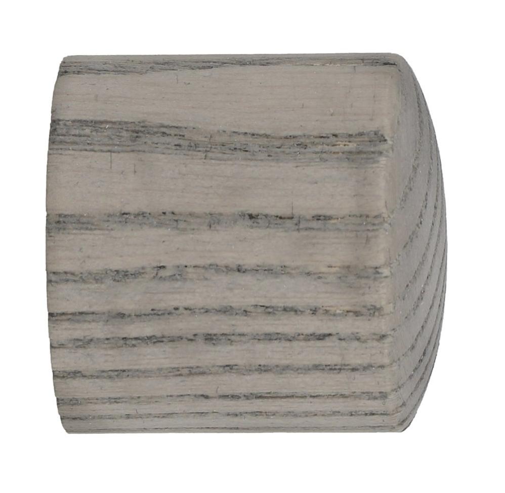 Finale per bastone Boheme pomolo in legno verniciato grigio Ø 28 mm, 2 ...