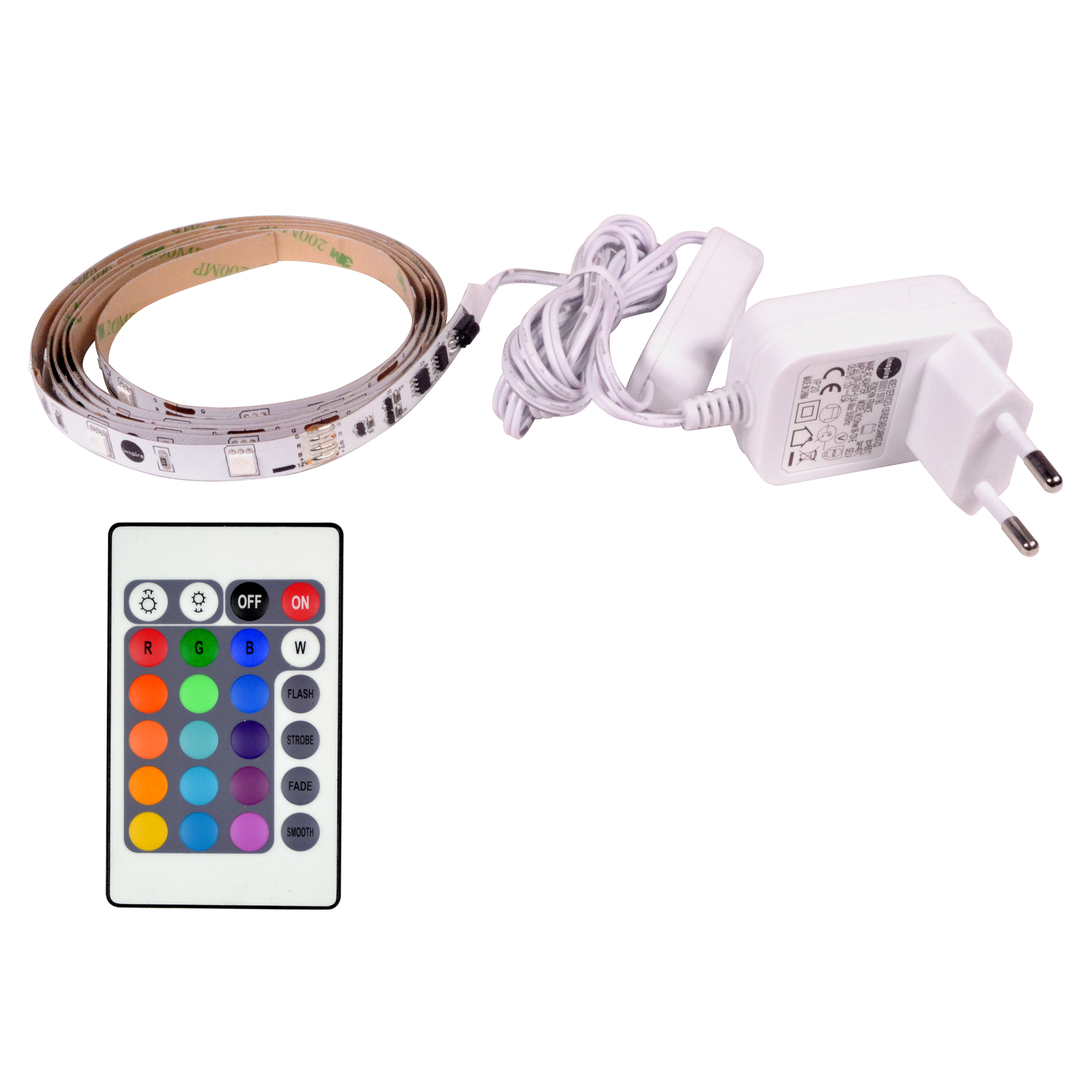 Kit striscia led 1.5m luce rgb multicolore 0LM | Leroy Merlin