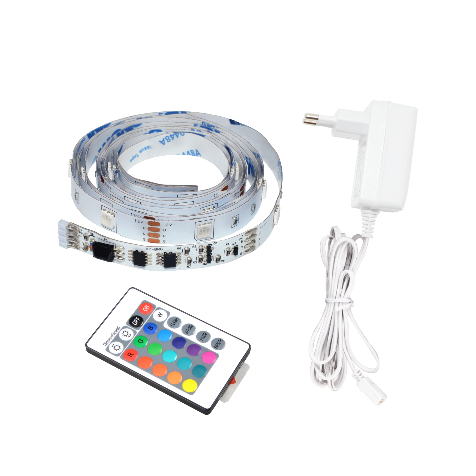 Kit striscia led 1.5m luce rgb multicolore 0LM | Leroy Merlin