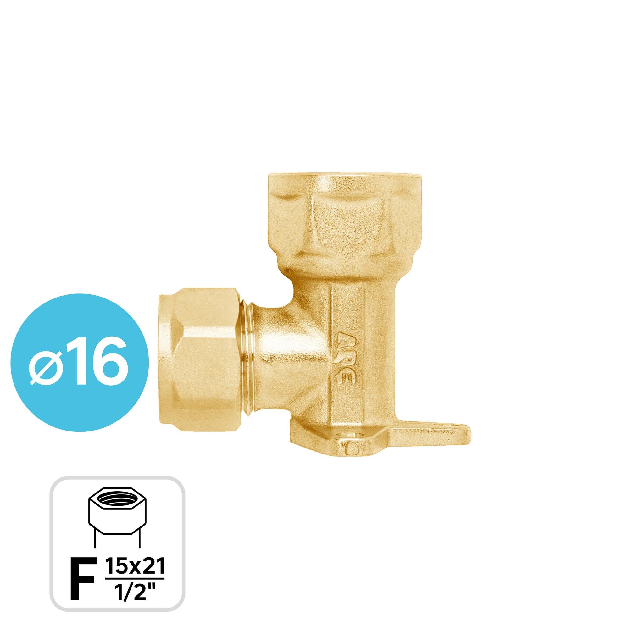 Raccordo da stringere EQUATION F 1/2" x 16 in ingresso, impianto ...