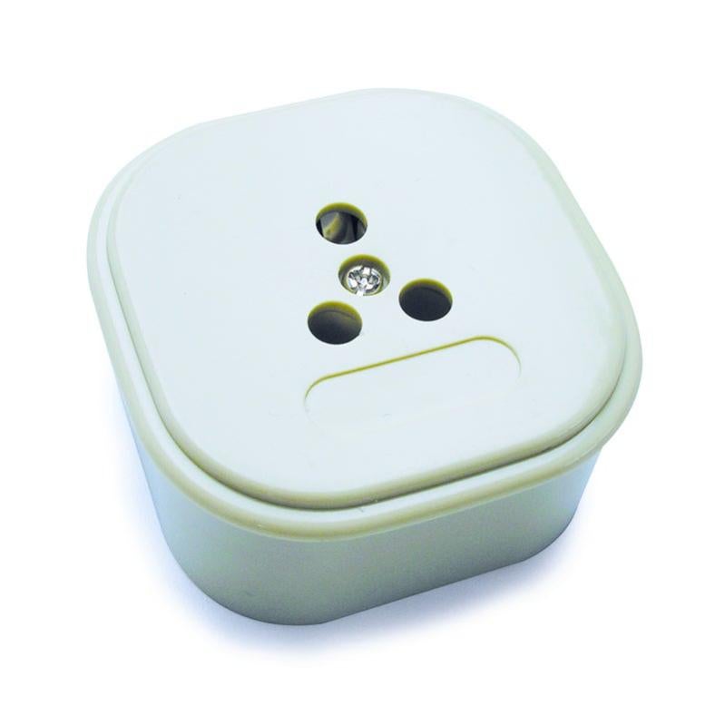 Presa telefonica ASTRELL Presa telefonica tripolare a muro bianco ...