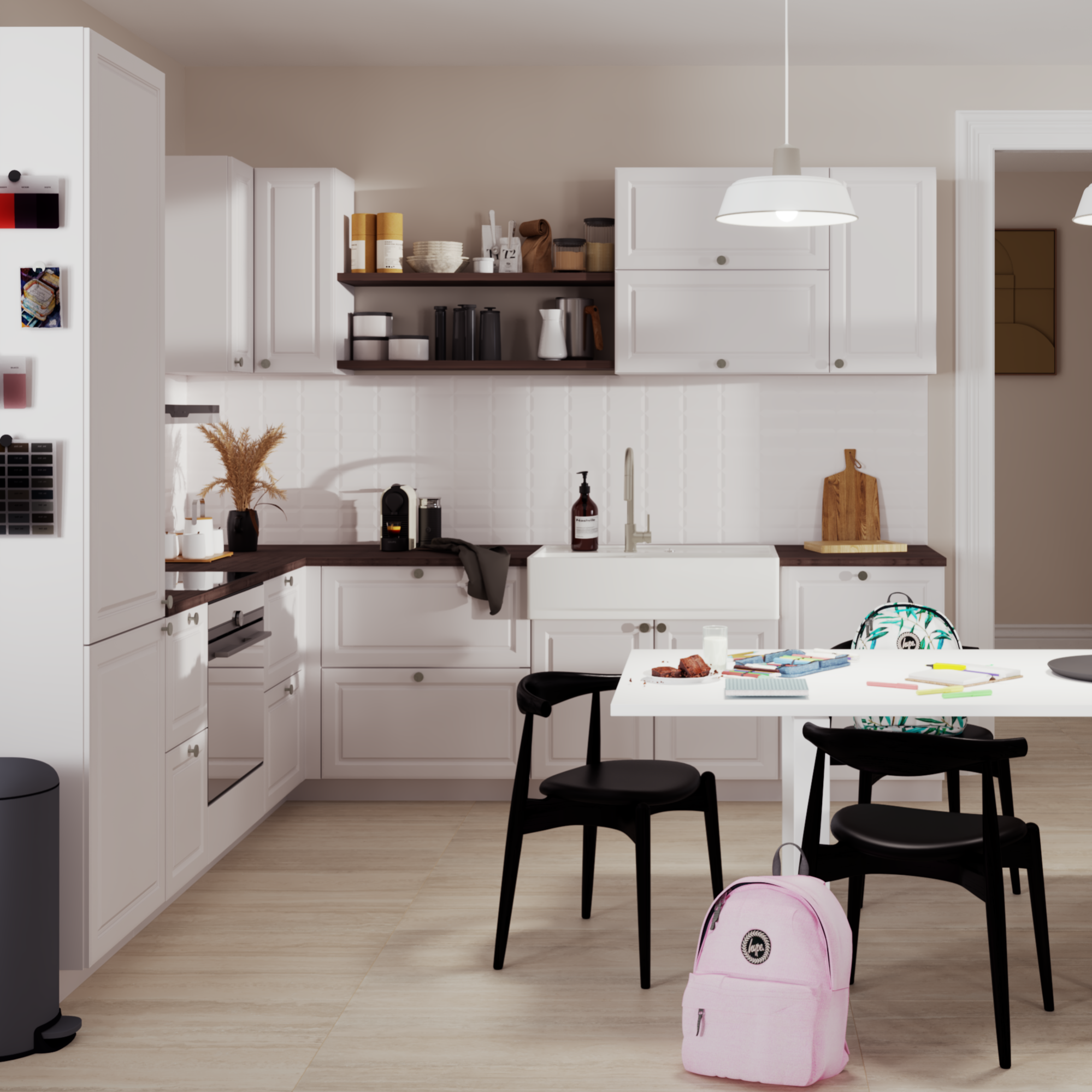 Anta per scocca cucina DELINIA ID Oxford 18.36 x 76.8 grigio opaco ...