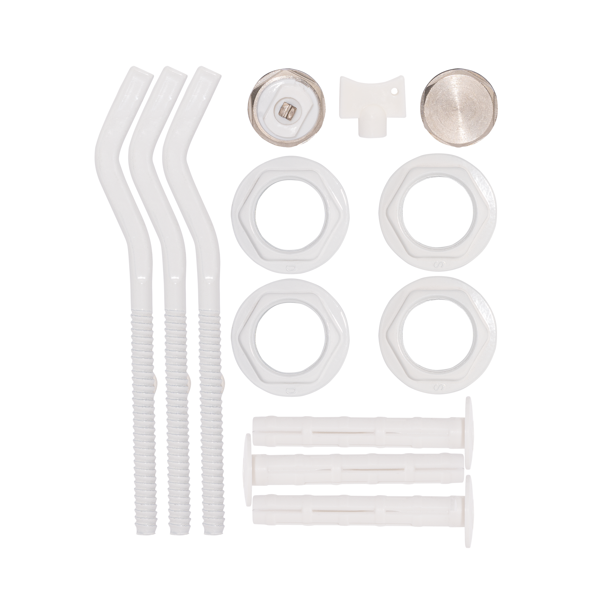 Kit tappi e staffe EQUATION in acciaio | Leroy Merlin