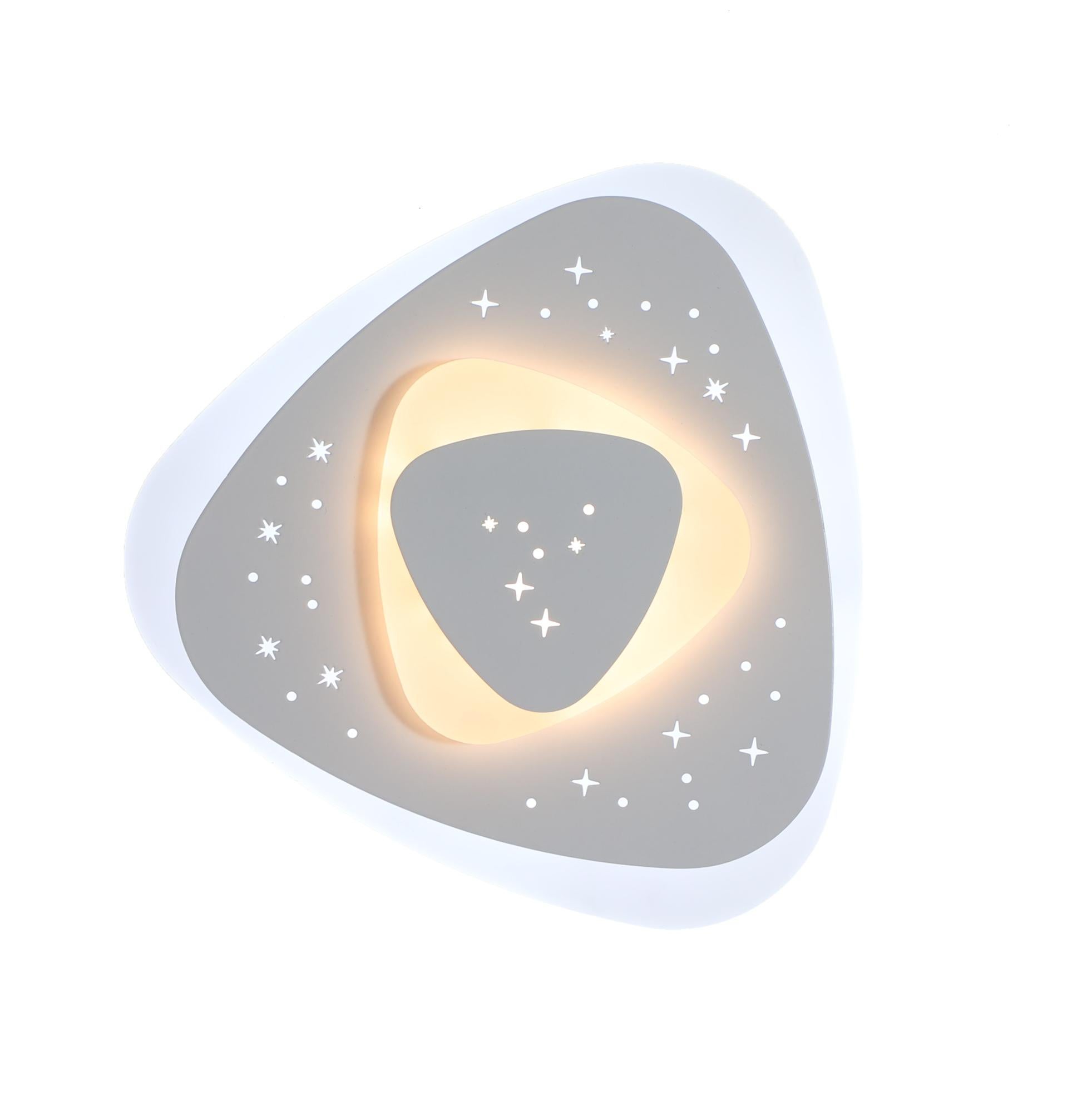 Plafoniera moderno Stecy LED , in acrilico, bianco D. 22.5 cm 1100 LM ...