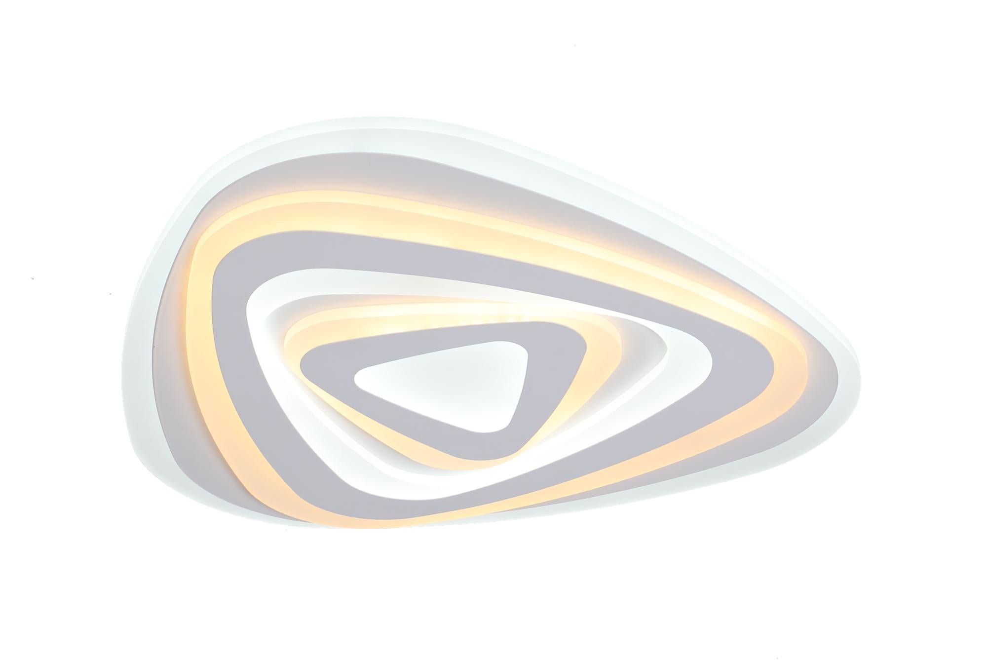 Plafoniera design LED Sasha, bianco 52x cm, luce calda | Leroy Merlin