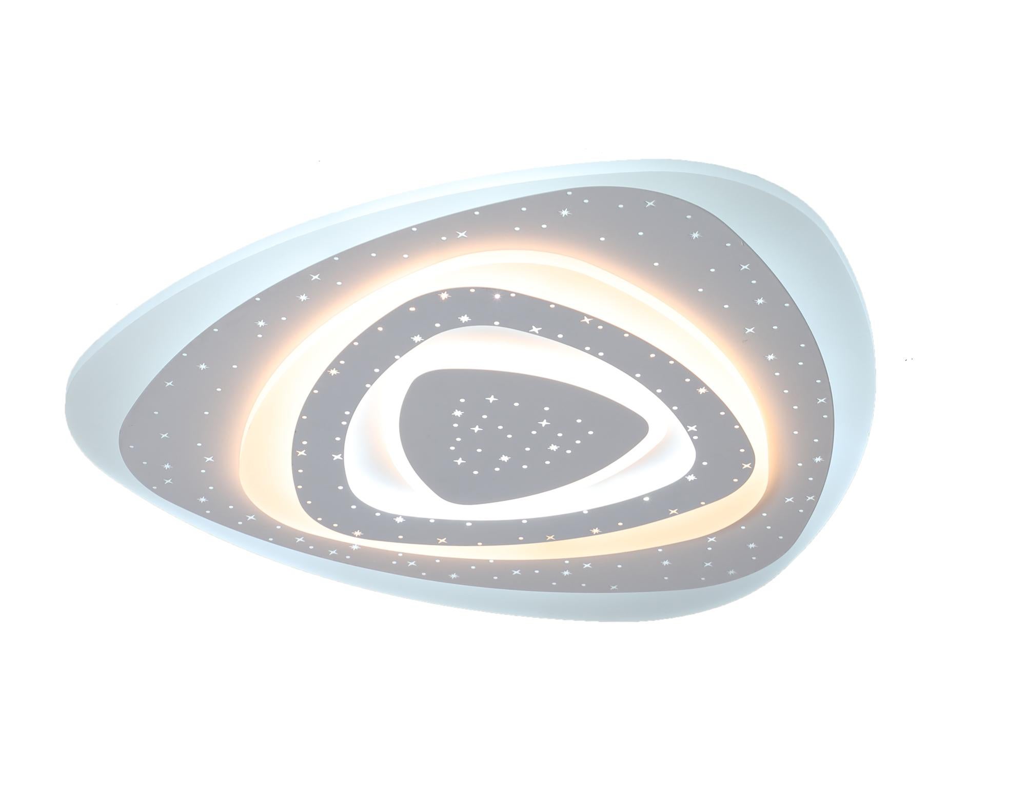 Plafoniera design LED Stecy, bianco x cm, luce calda | Leroy Merlin