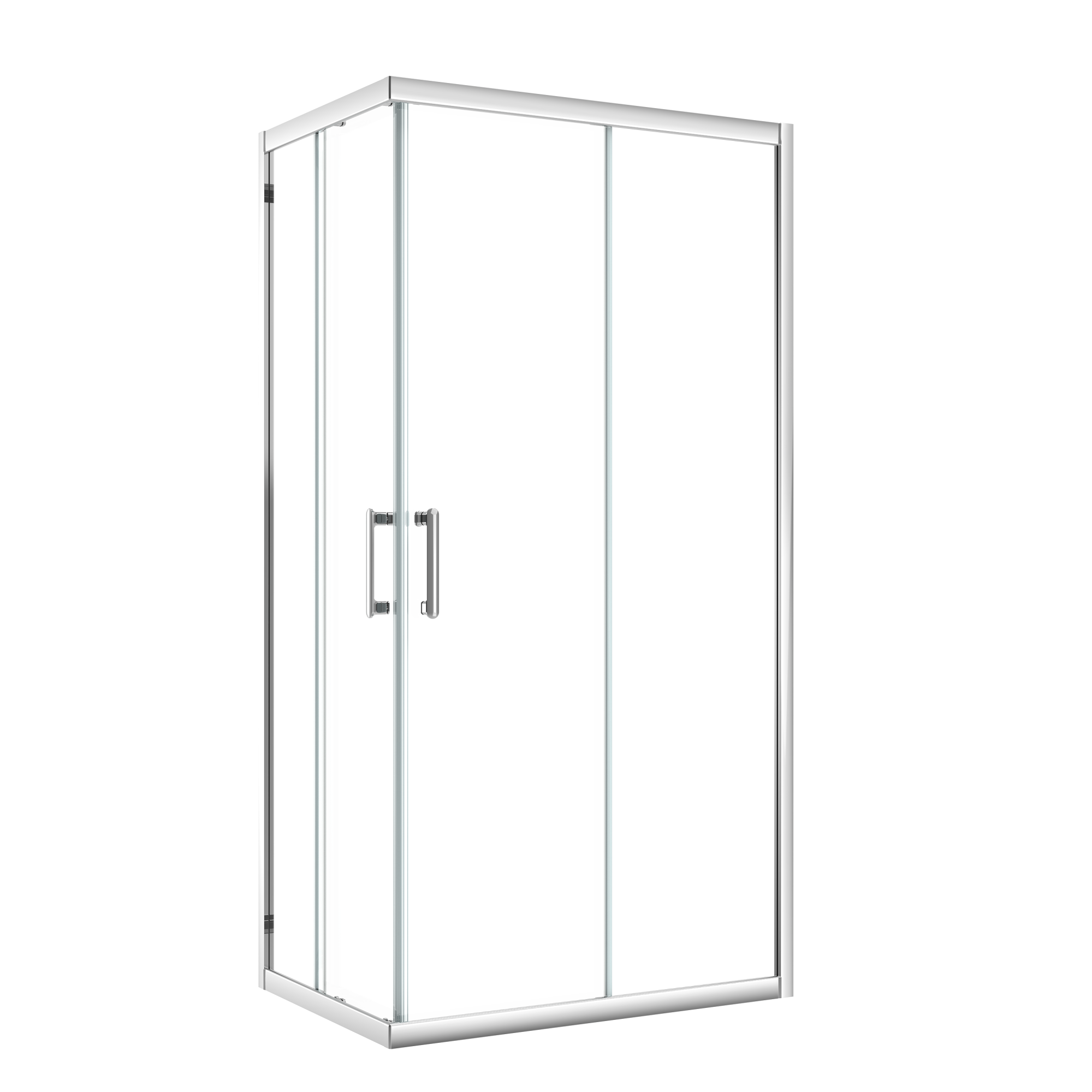 Box doccia rettangolare scorrevole Easy 70 x 70 cm, H 190 cm in vetro ...