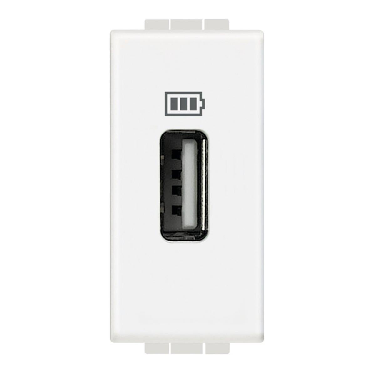 Presa usb BTICINO Living light 1.5 A bianco | Leroy Merlin