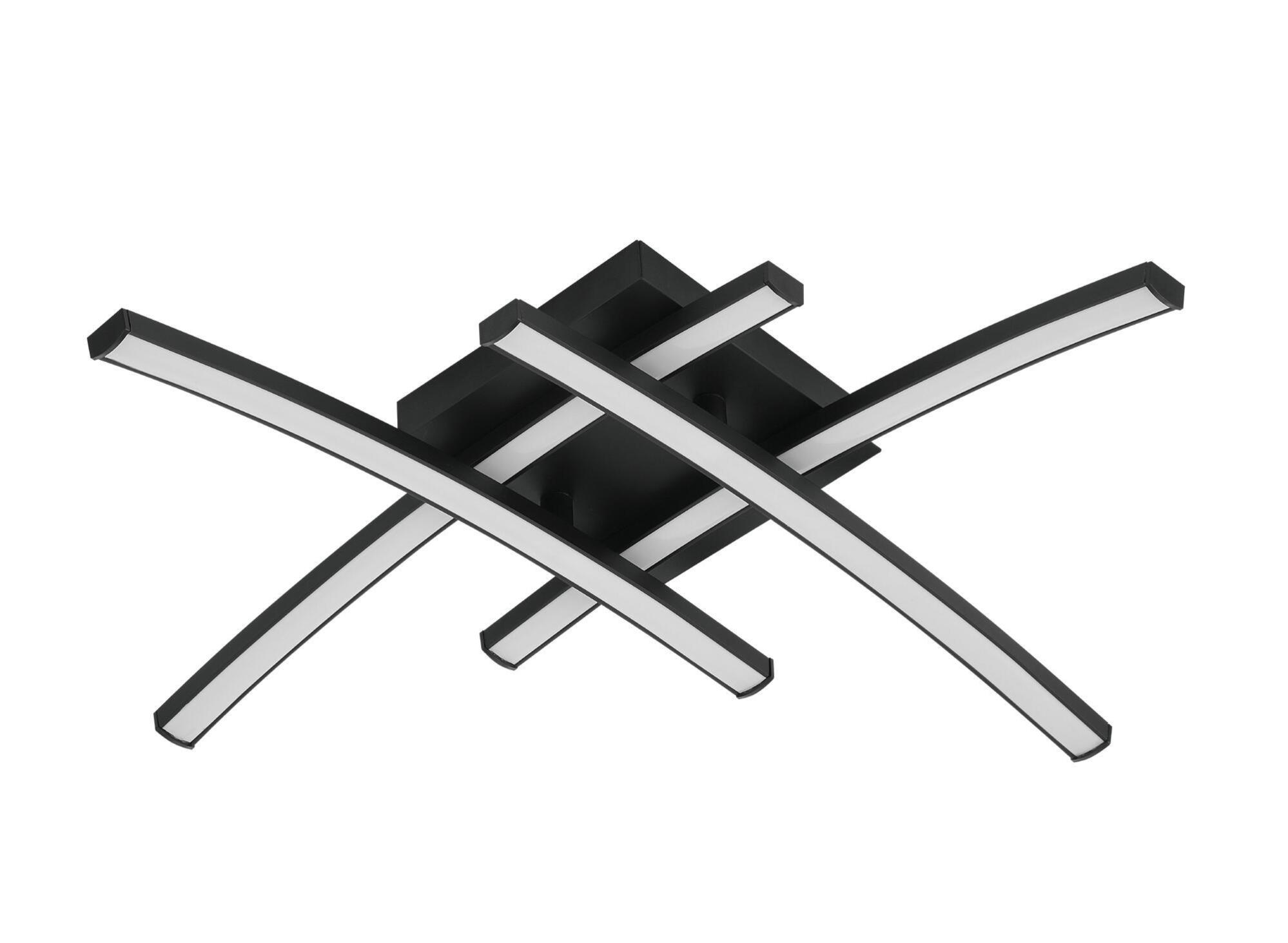 Plafoniera LED Beryl nero luce naturale 2450 LM INSPIRE | Leroy Merlin