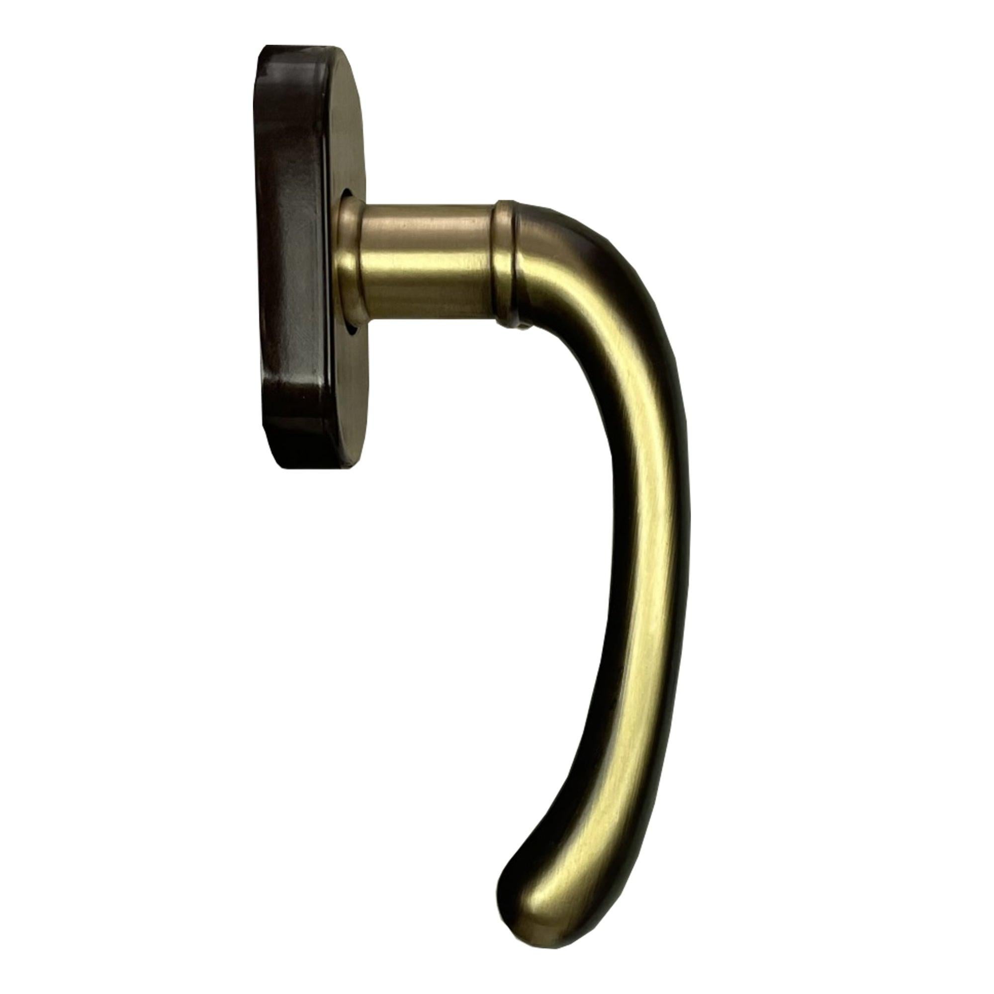 Maniglia per finestra Monia in ottone bronzo bronzato, 2 pezzi | Leroy Merlin