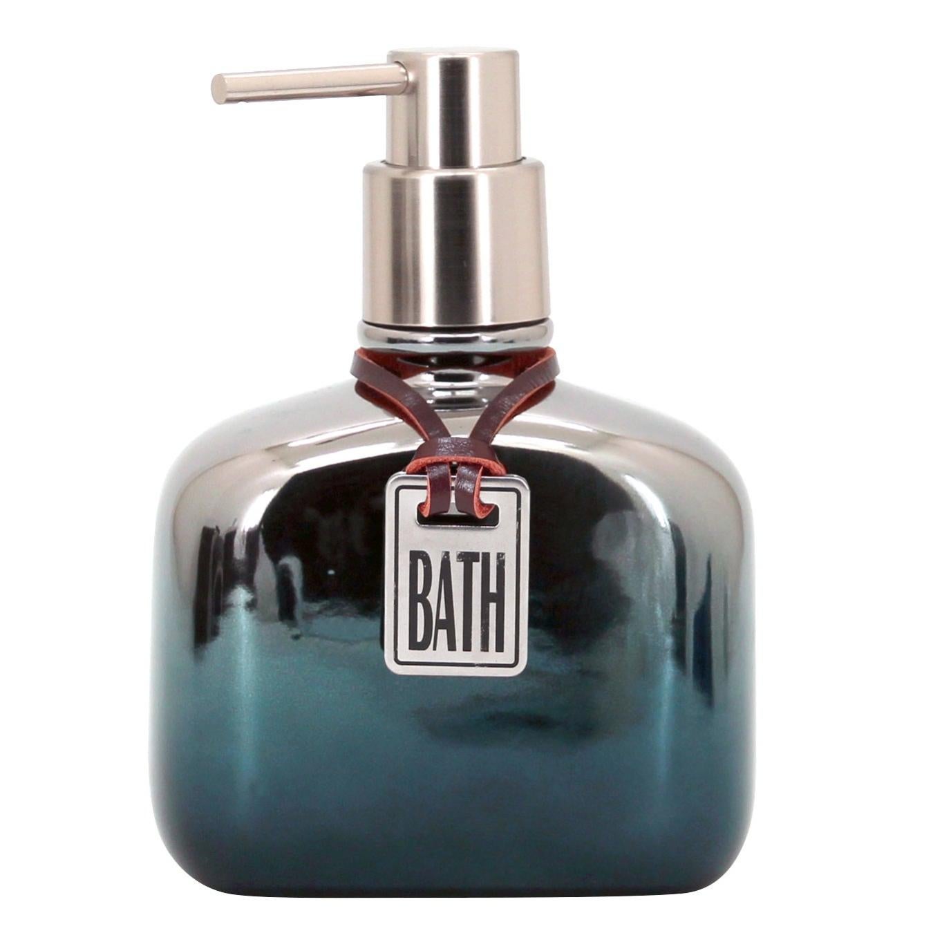 Dispenser sapone Stark cromo/blu | Leroy Merlin