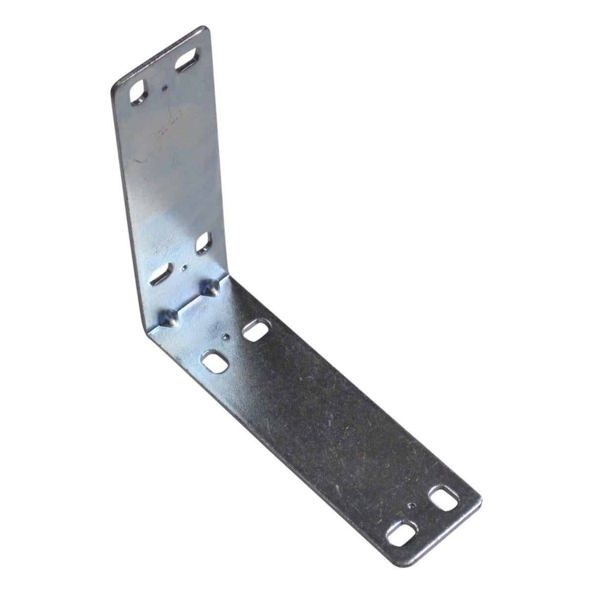 Piastra angolare STANDERS con asole in acciaio zincato L 100 x H 100 mm ...