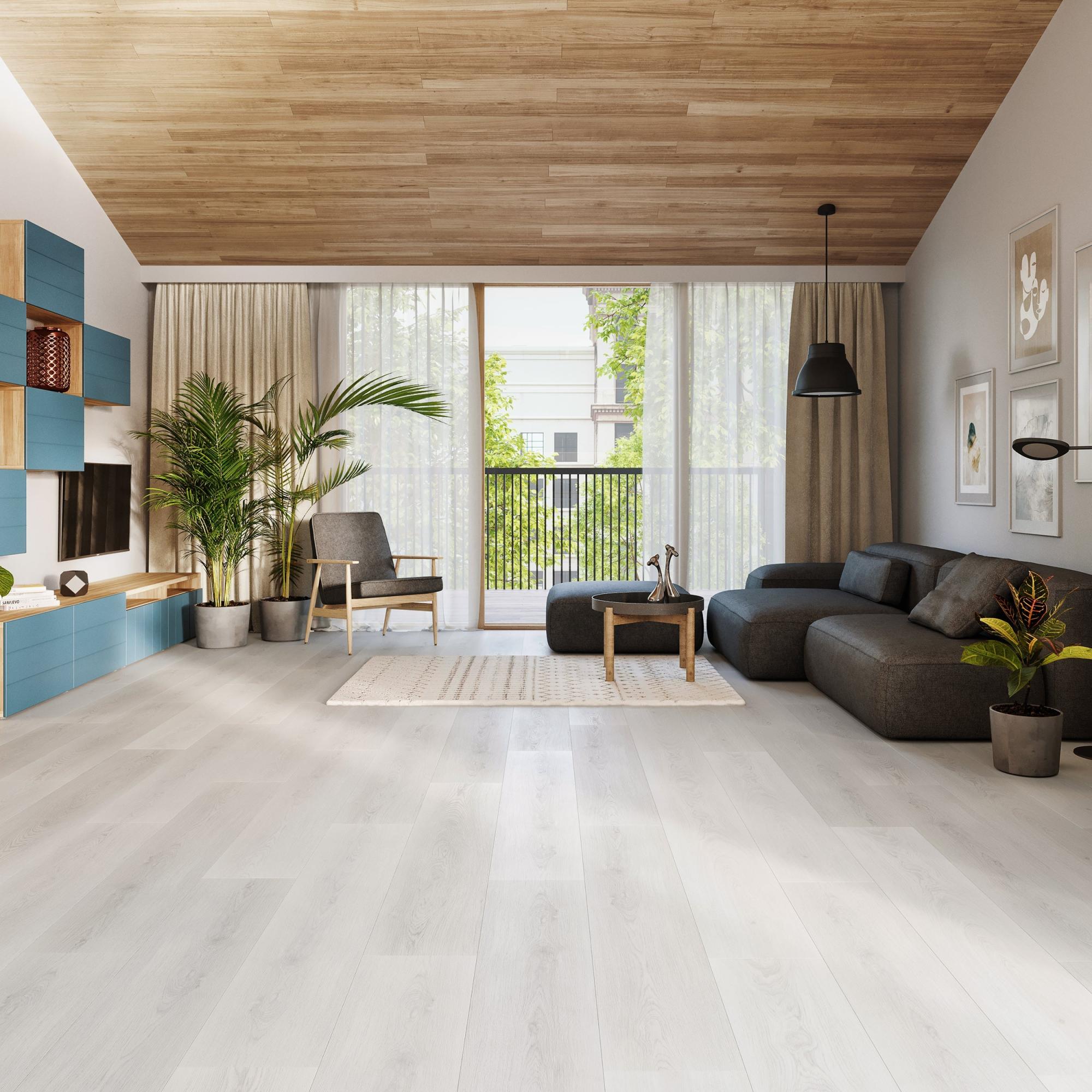 Pavimento SPC in spc flottante clic passaggio molto intenso Takeda Oak ...