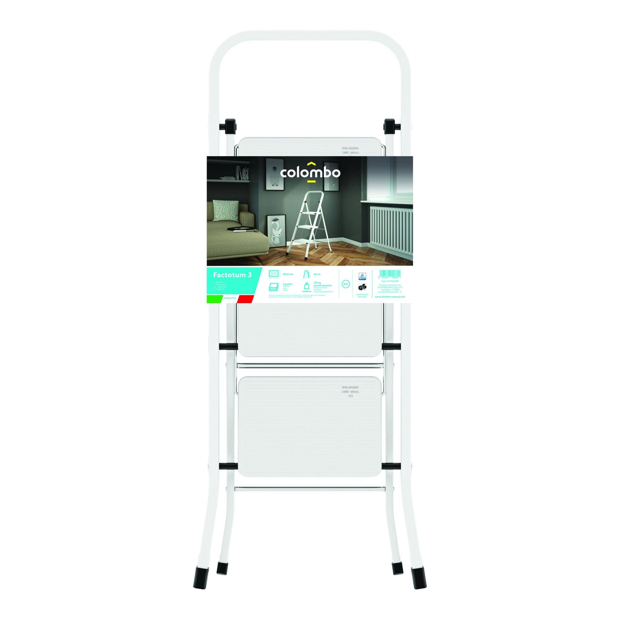 Scala COLOMBO in acciaio 3 gradini | Leroy Merlin