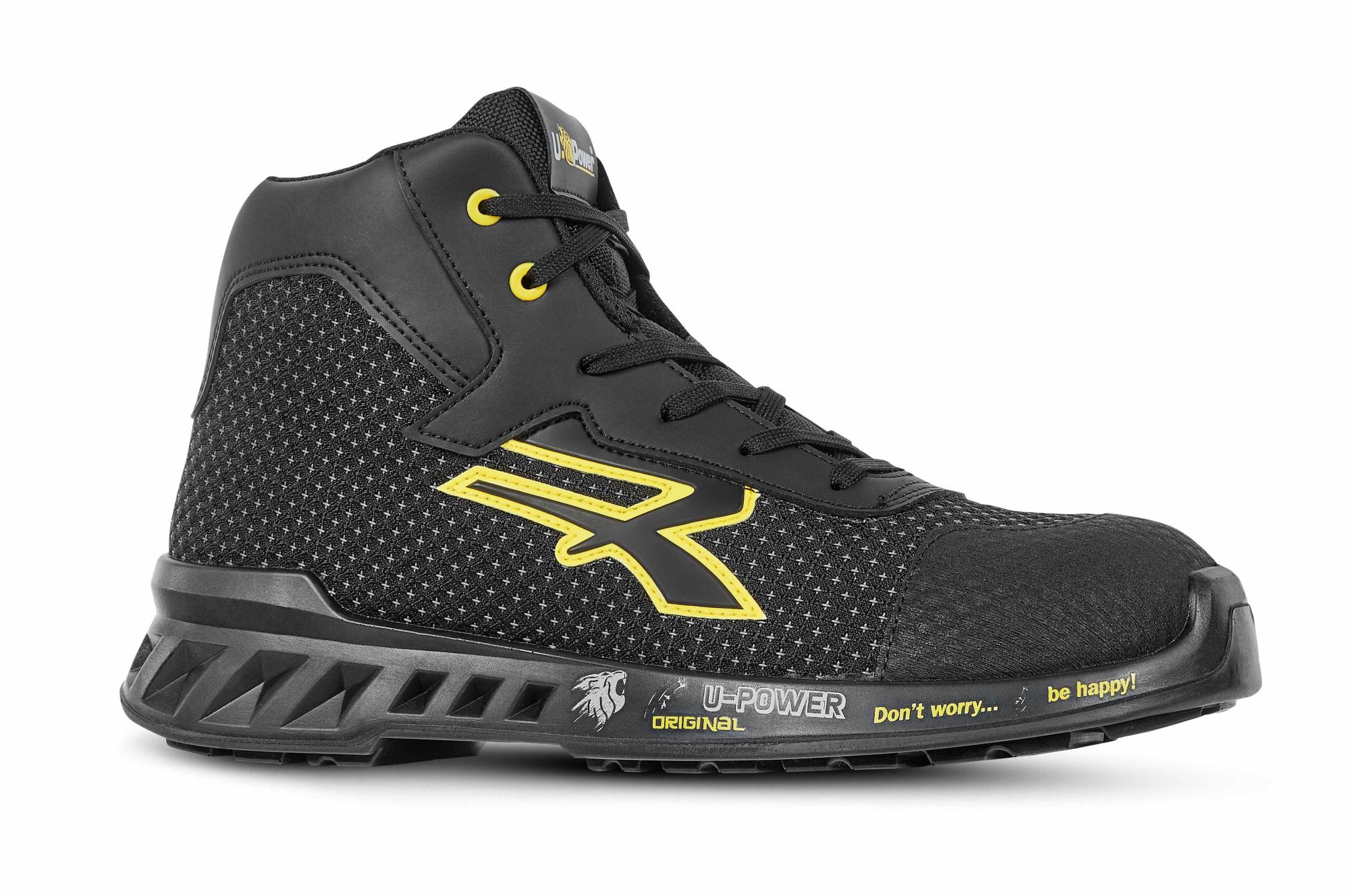 Scarpe antinfortunistiche alte U-POWER Joe S3 n° 39 giallo | Leroy Merlin