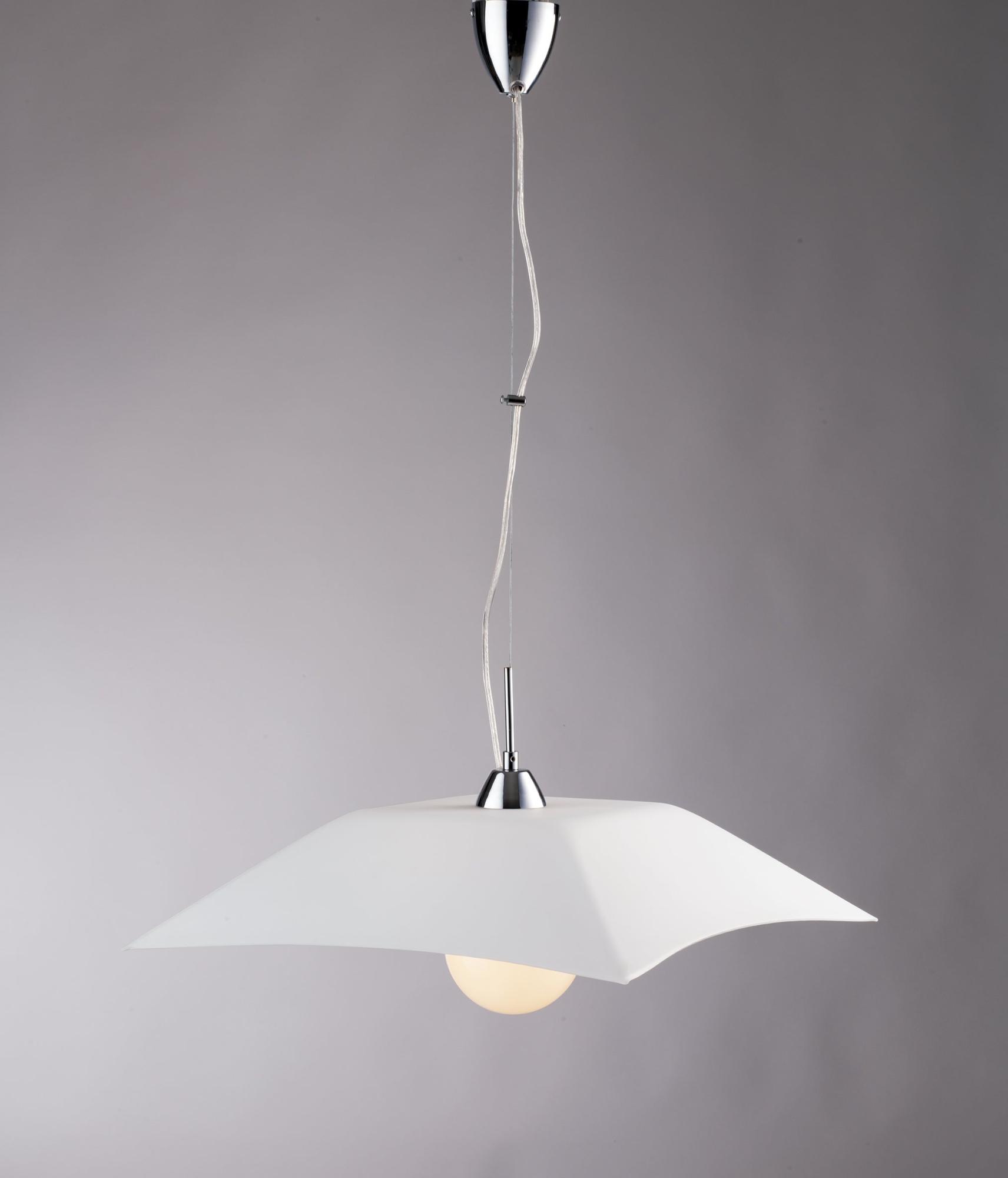 Lampadario Neoclassico Osiride bianco in vetro, LUCE AMBIENTE DESIGN ...