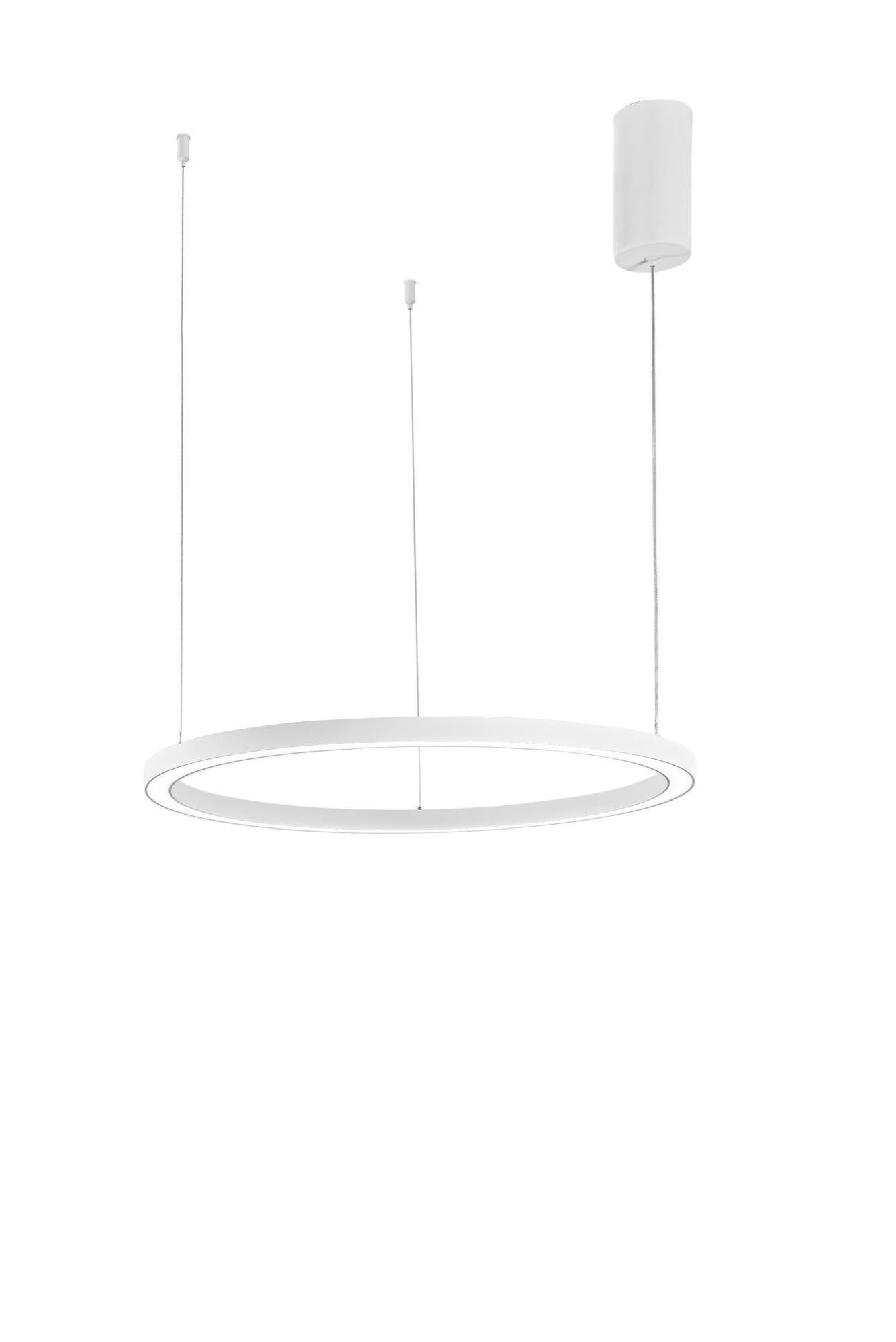 Lampadario Hoop LED bianco, in alluminio, 6000 LM, LUCE AMBIENTE DESIGN ...