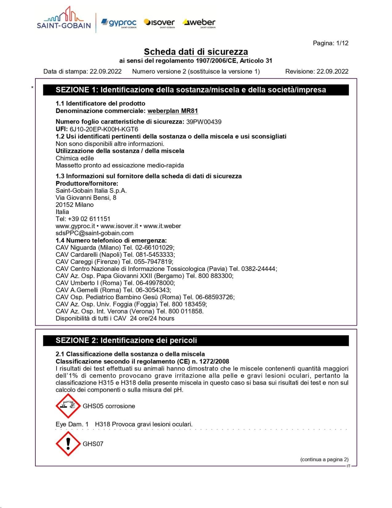 Autolivellante WEBER SAINT - GOBAIN Weberplan MR81 25 kg | Leroy Merlin