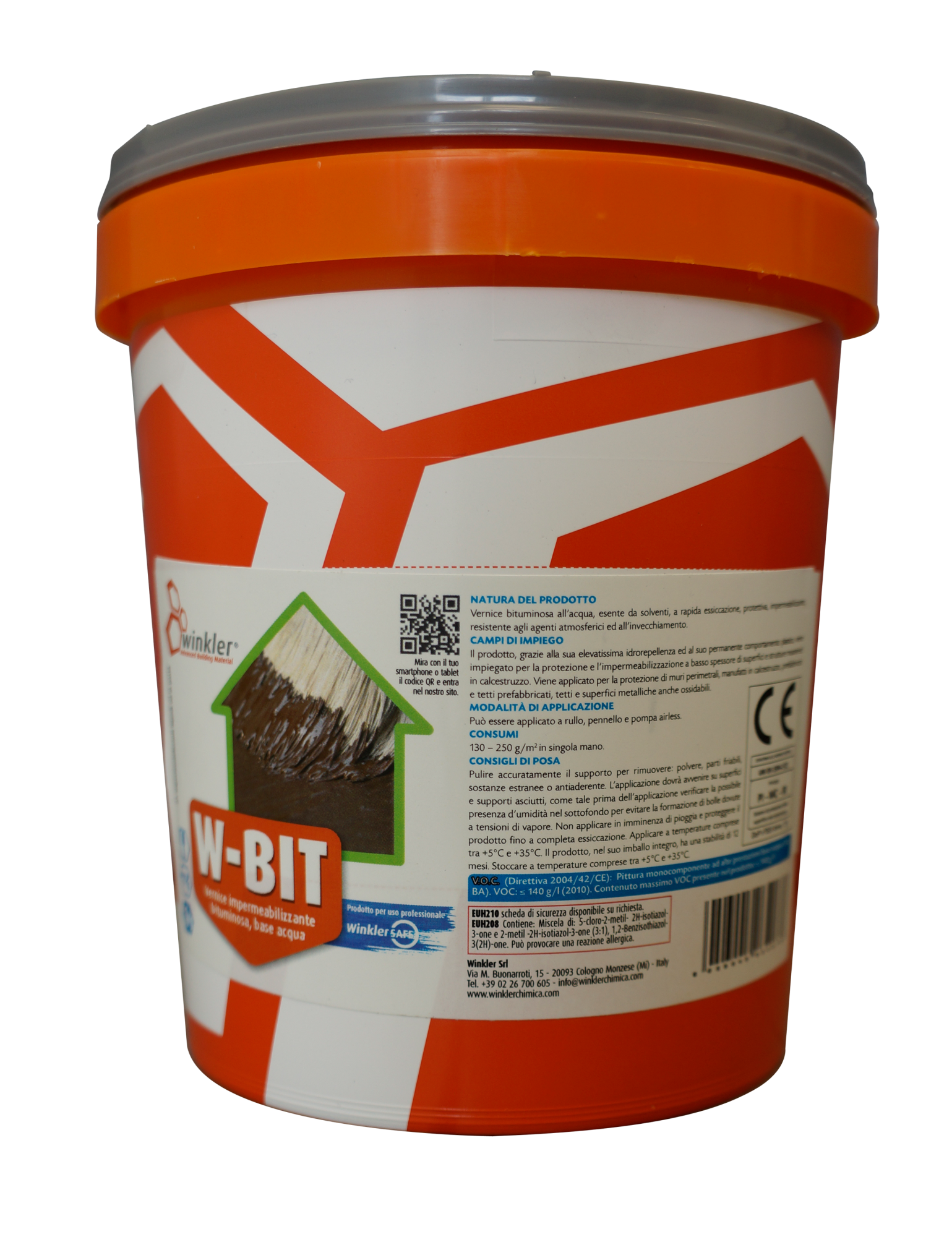 Vernice bituminosa all’acqua, esente da solventi, a rapida essiccazione ...