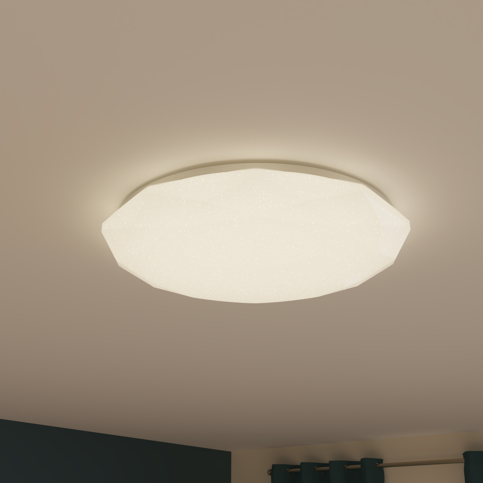 Plafoniera moderno LED New Lilly, bianco Ø 60 cm, luce CCT, 3500 LM ...