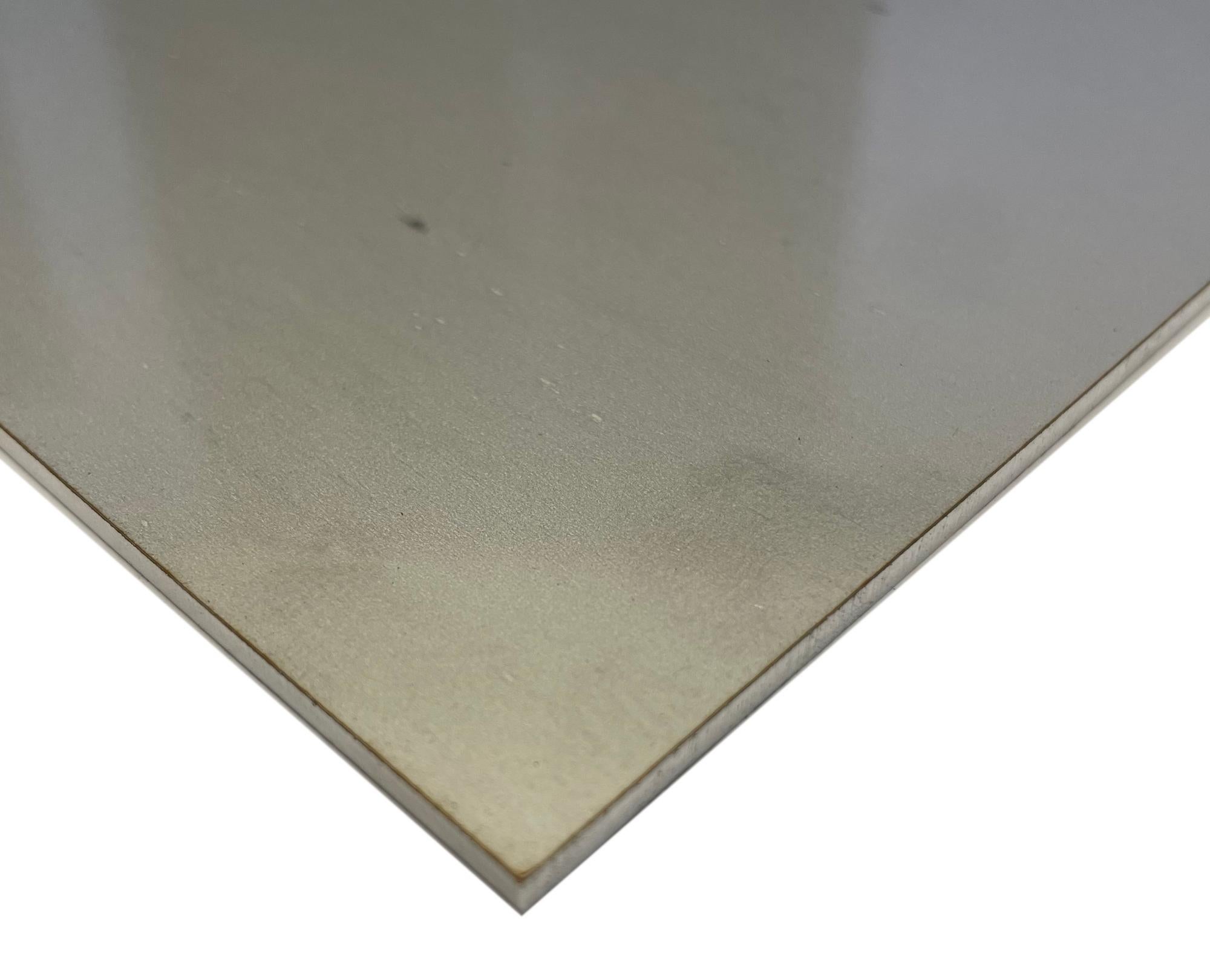 Lamiera in inox finitura liscia semi-lucido grigio spessore 1 mm ...